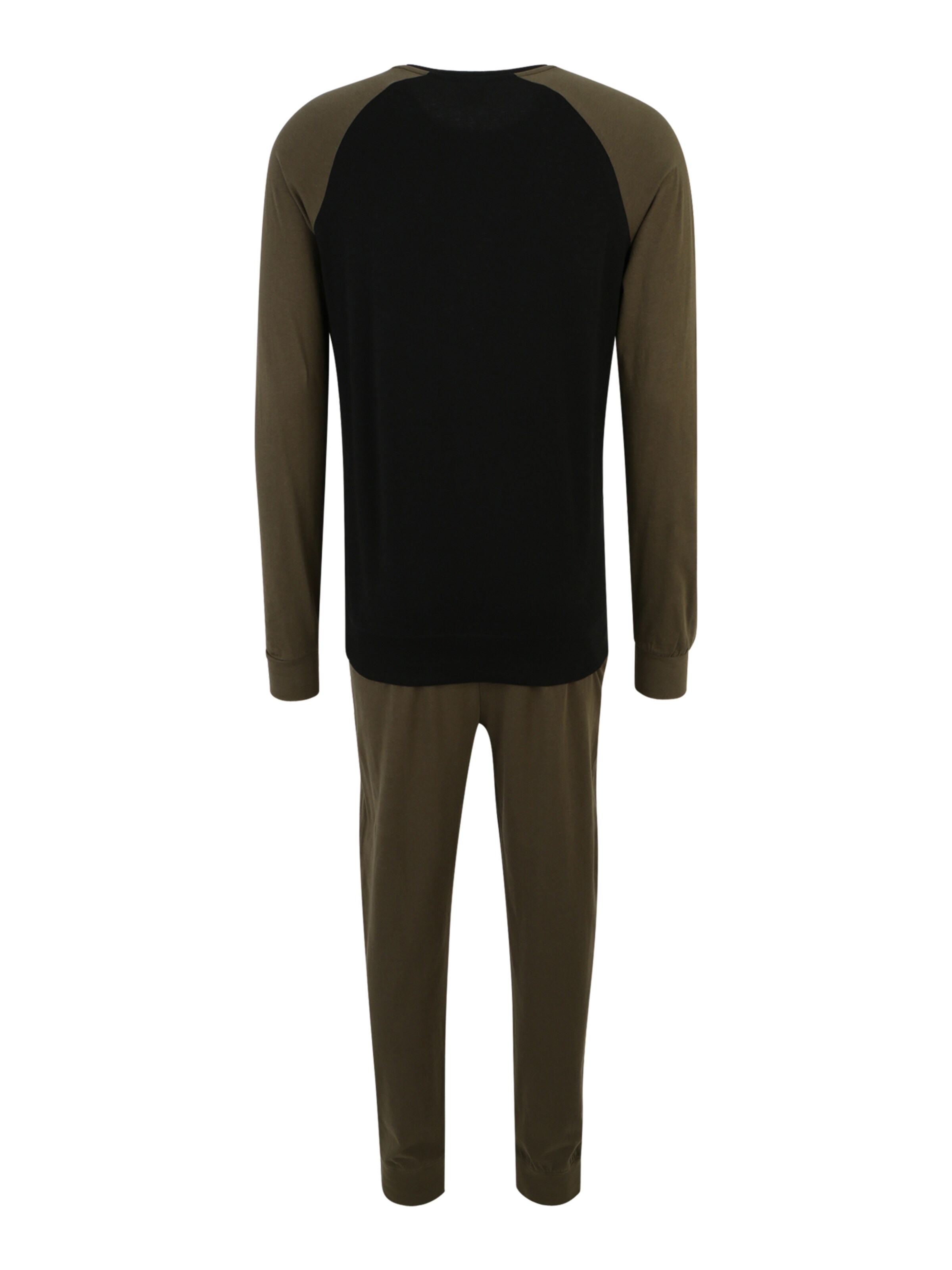 CR7 - Cristiano Ronaldo Long Pajamas in Olive, Black | ABOUT YOU