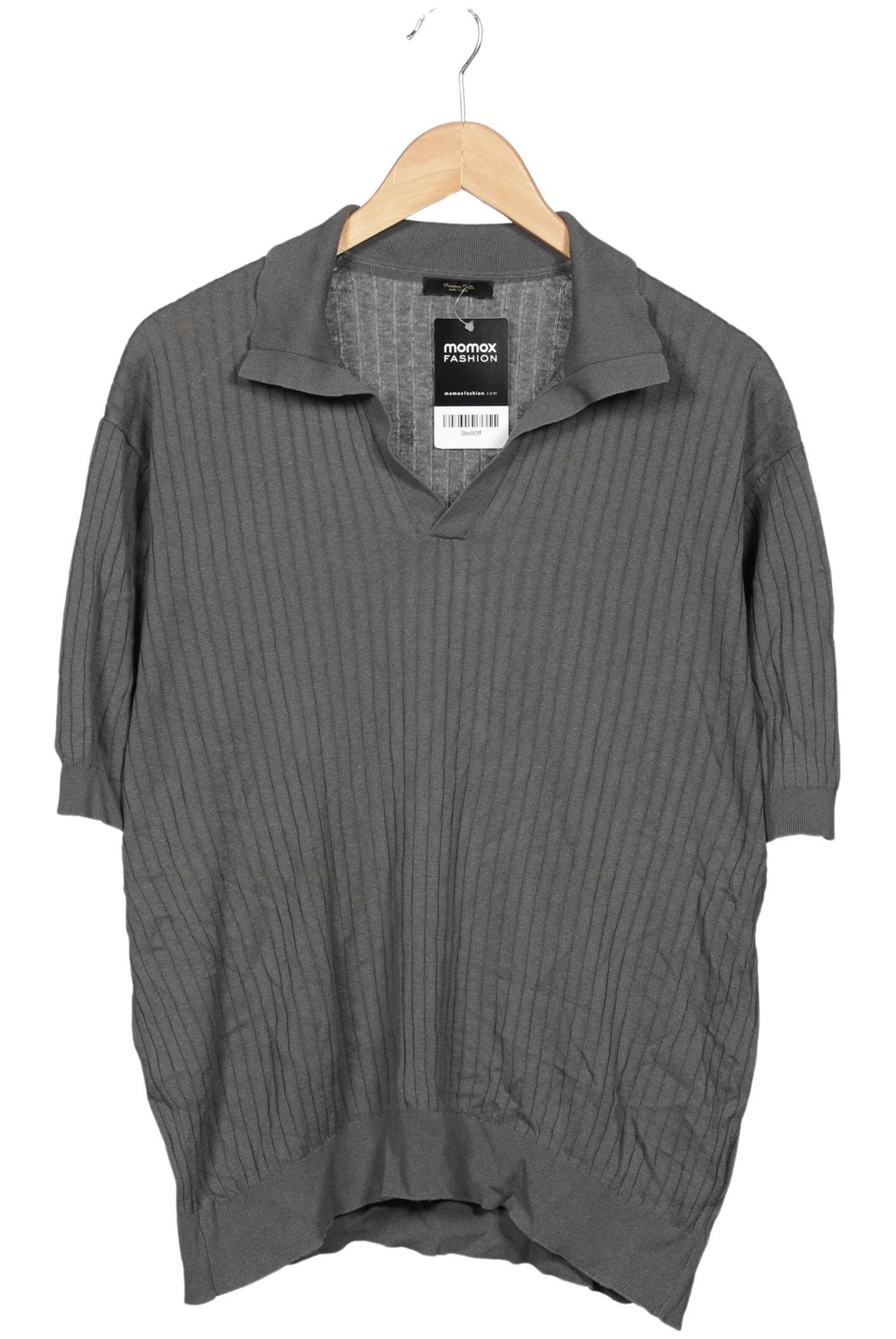 Massimo Dutti Poloshirt L in Grau | ABOUT YOU
