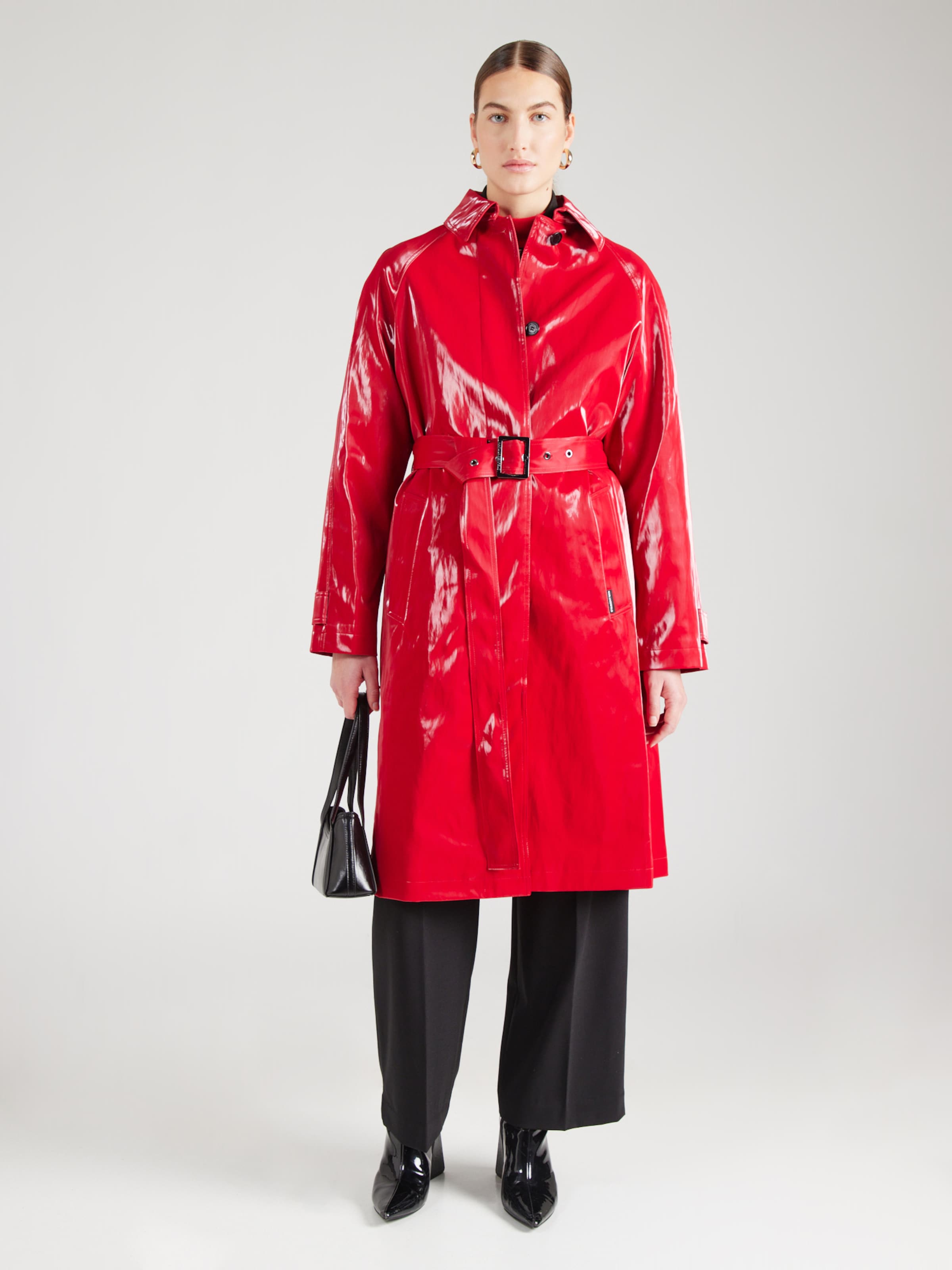 Karl Lagerfeld Between-Seasons Coat in Red | ABOUT YOU Karl Lagerfeld Between-Seasons Coat in Red | ABOUT YOU