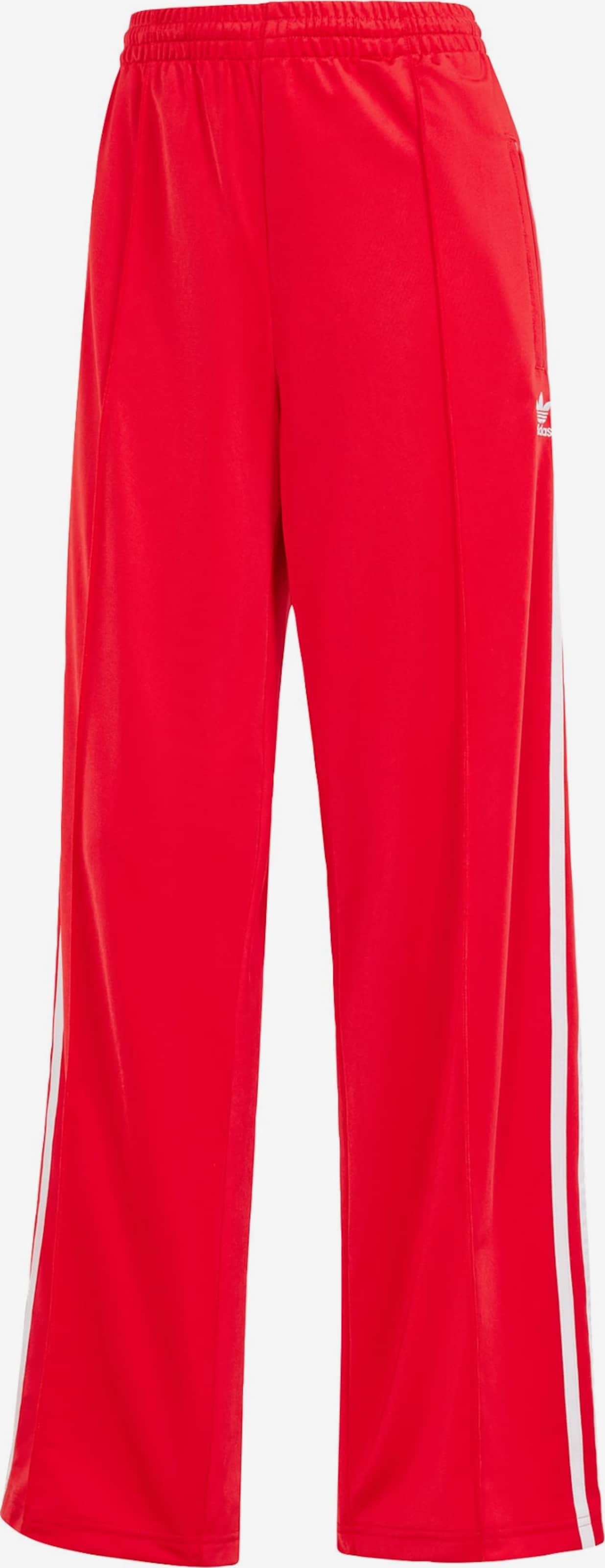 ADIDAS ORIGINALS Wide leg Broek 'Firebird' in Rood | ABOUT YOU