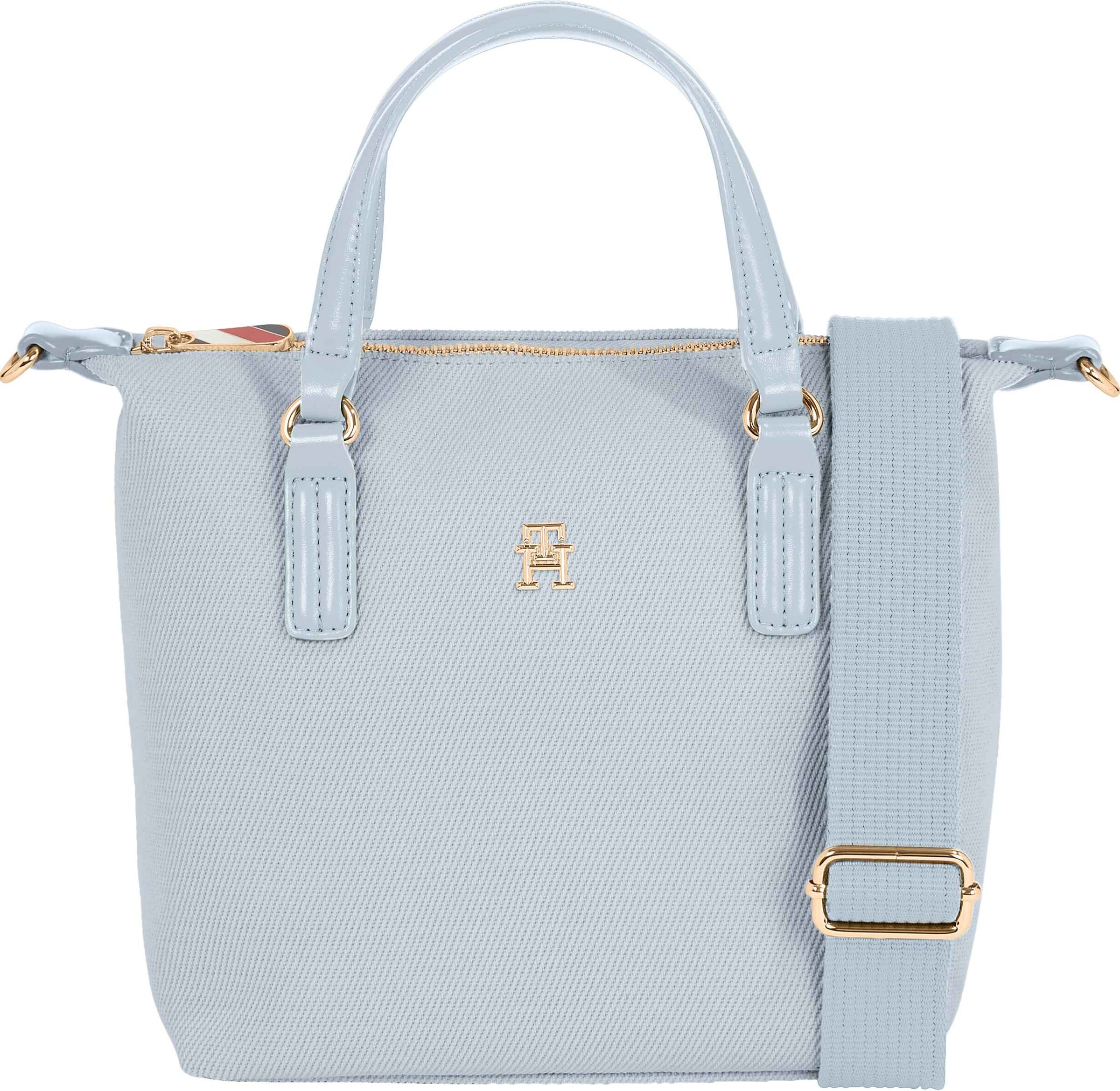 TOMMY HILFIGER Handbag Poppy in Light Blue ABOUT YOU