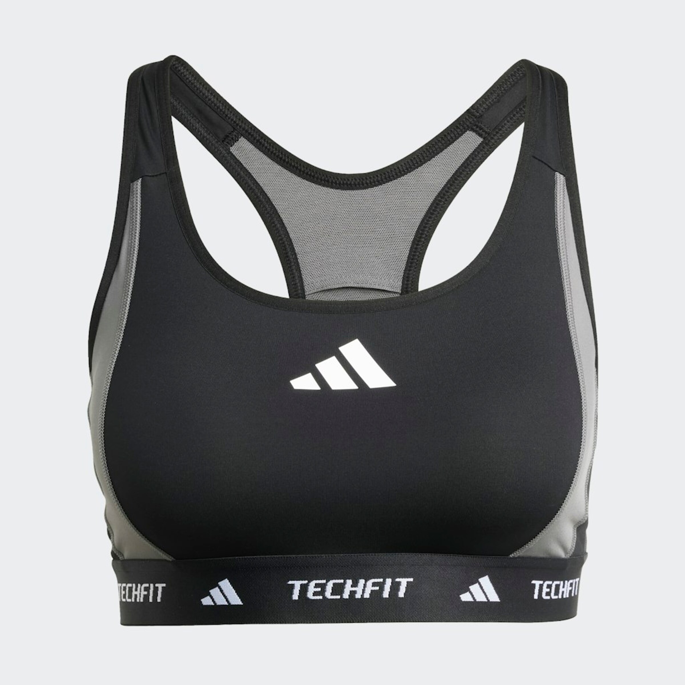 ADIDAS PERFORMANCE Bustier Sport-BH in Schwarz | ABOUT YOU