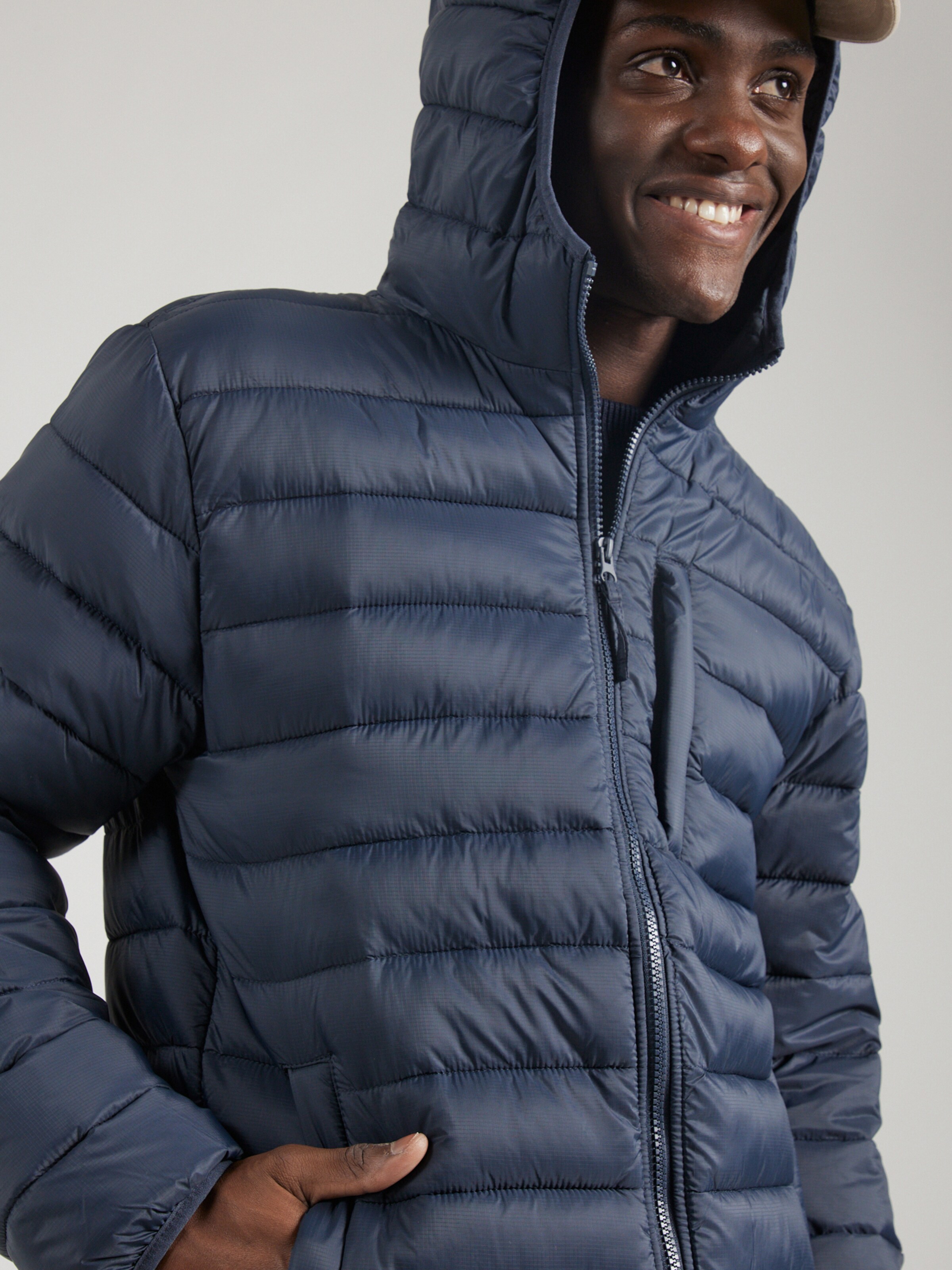 HOLLISTER Between season jacket in Dark Blue ABOUT YOU