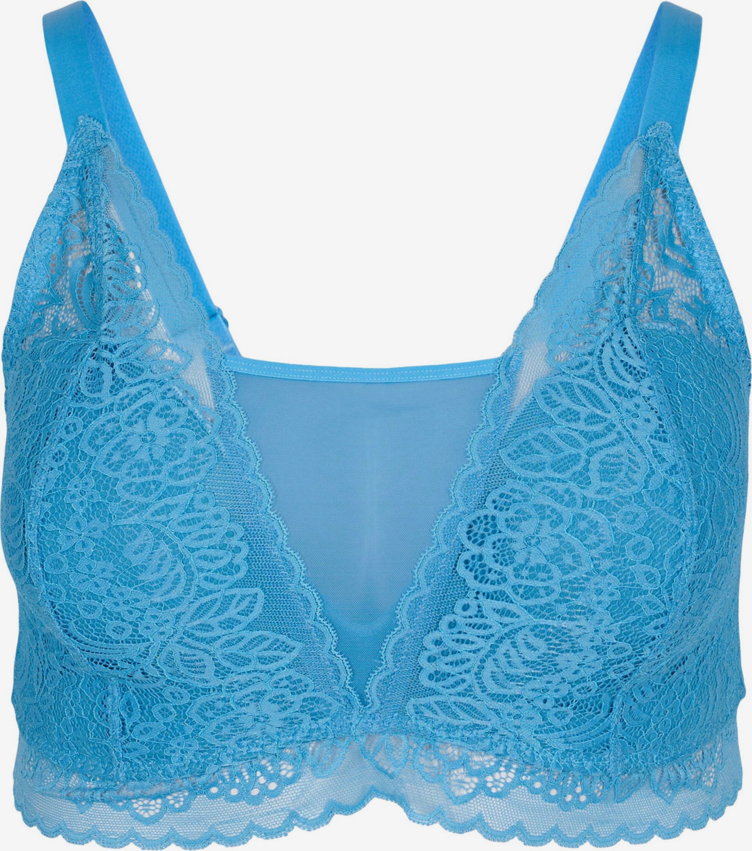 Devoted by Zizzi Trokutasti Grudnjak 'LFINI' | Plava boja | ABOUT YOU