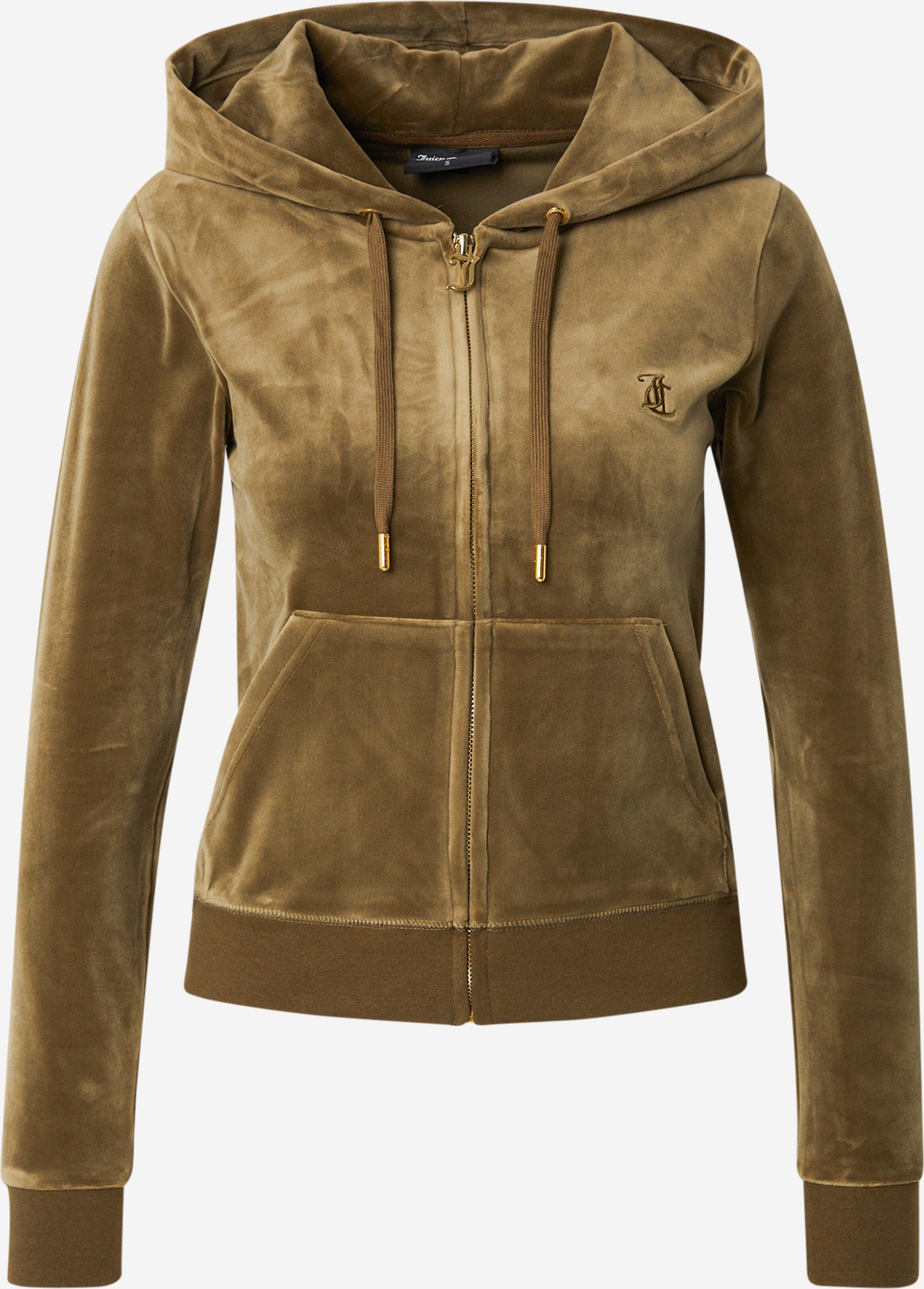 Juicy Couture Sweatjacke 'ROBERTSON' in Khaki | ABOUT YOU