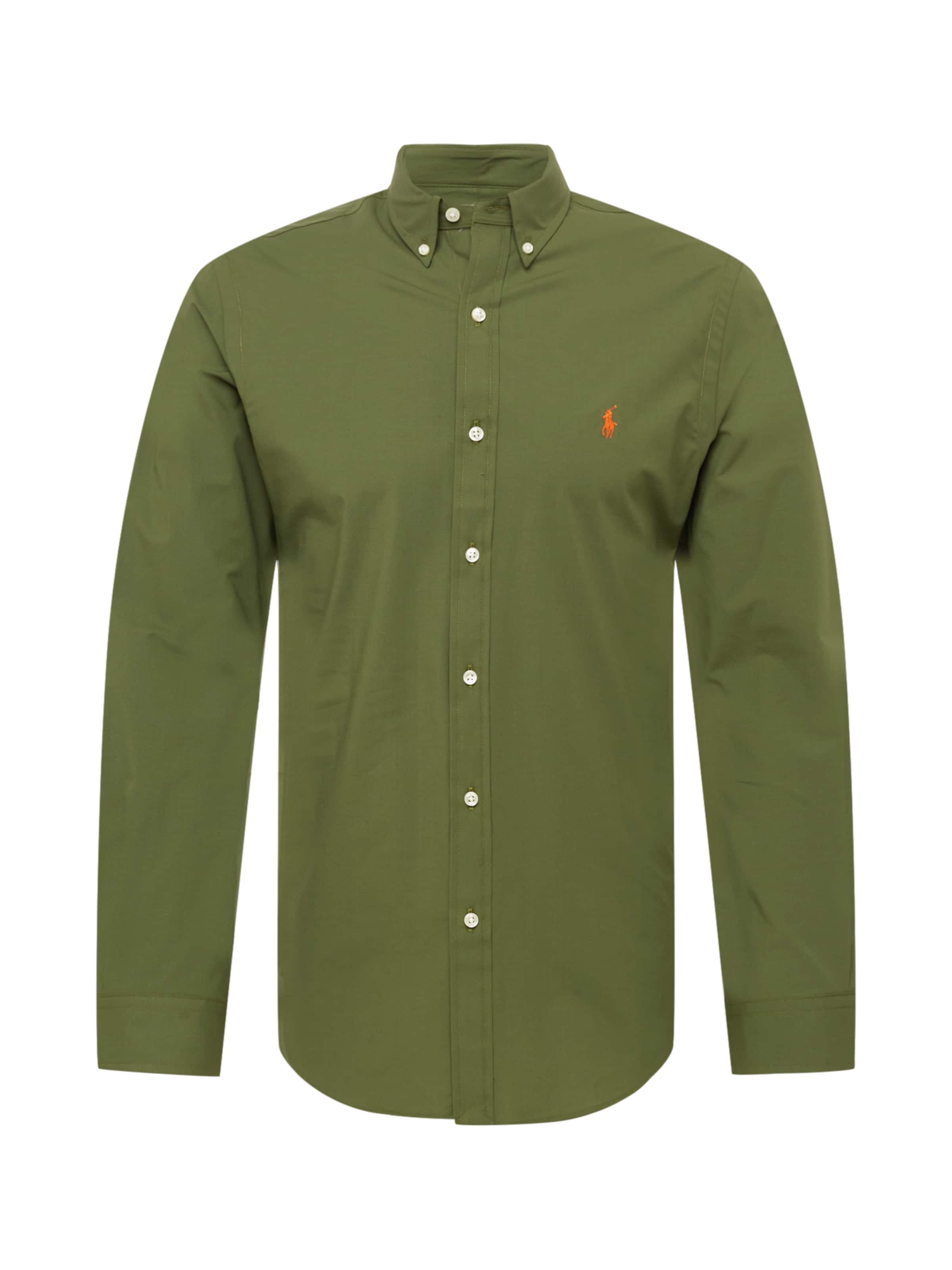 Polo Ralph Lauren Slim fit Πουκάμισο σε Λαδί | ABOUT YOU