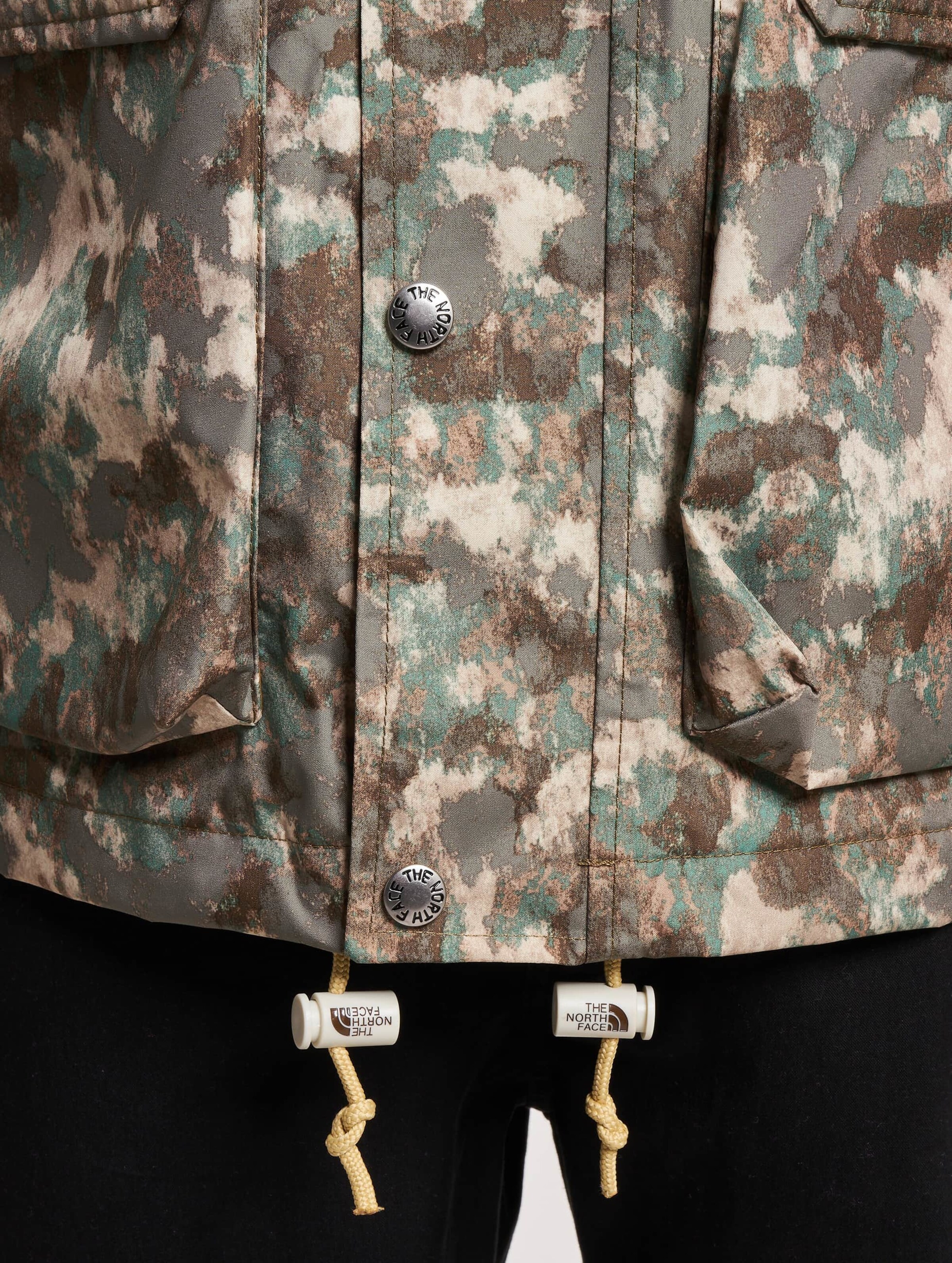 North face green camo jacket store