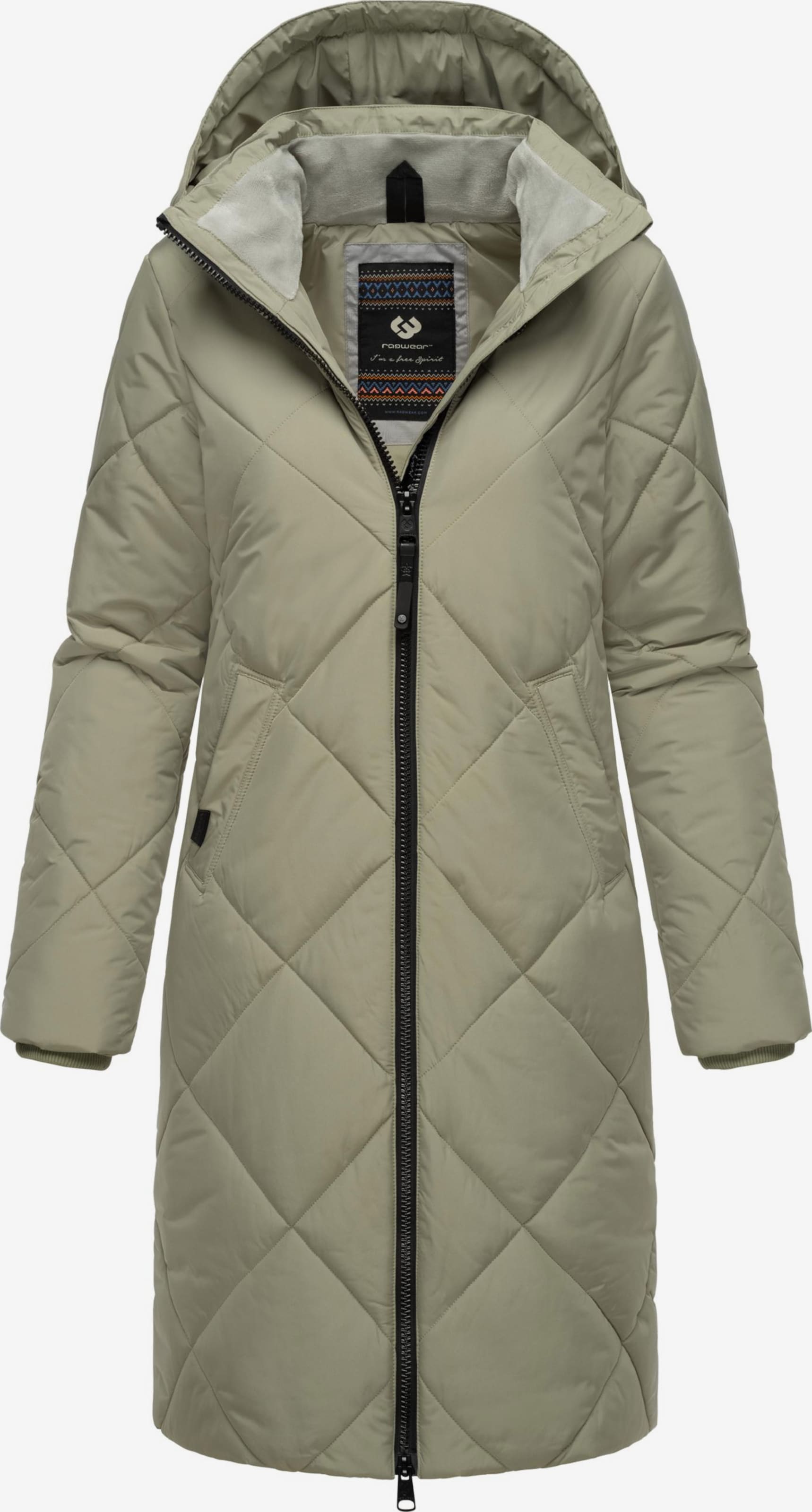 Ragwear Sobretudo funcionais 'Rebela' em Verde Pastel | ABOUT YOU