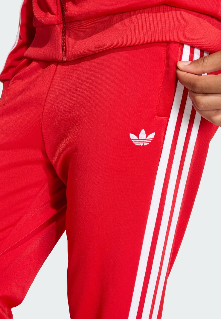 ADIDAS ORIGINALS Zúžený Kalhoty 'SST' (Jasně Červená) | ABOUT YOU