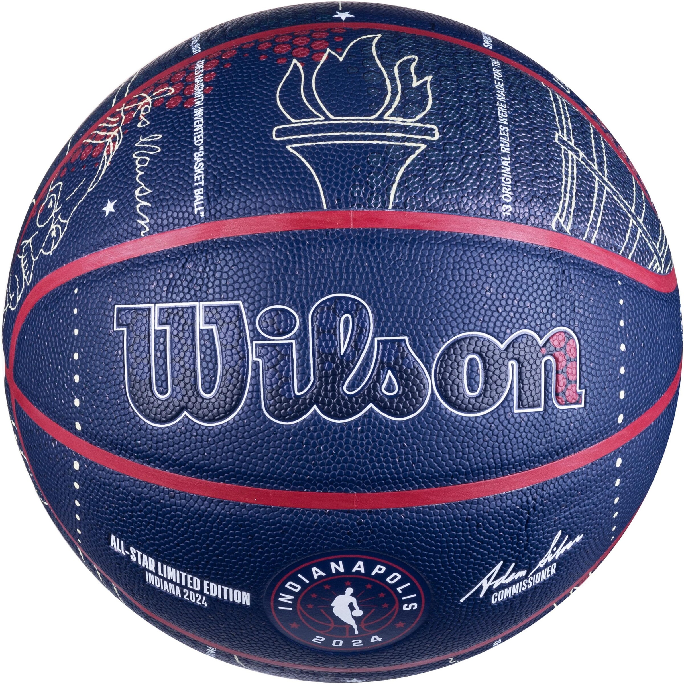 WILSON Ball '2024 NBA ALL STAR COLLECTOR' in Blau | ABOUT YOU