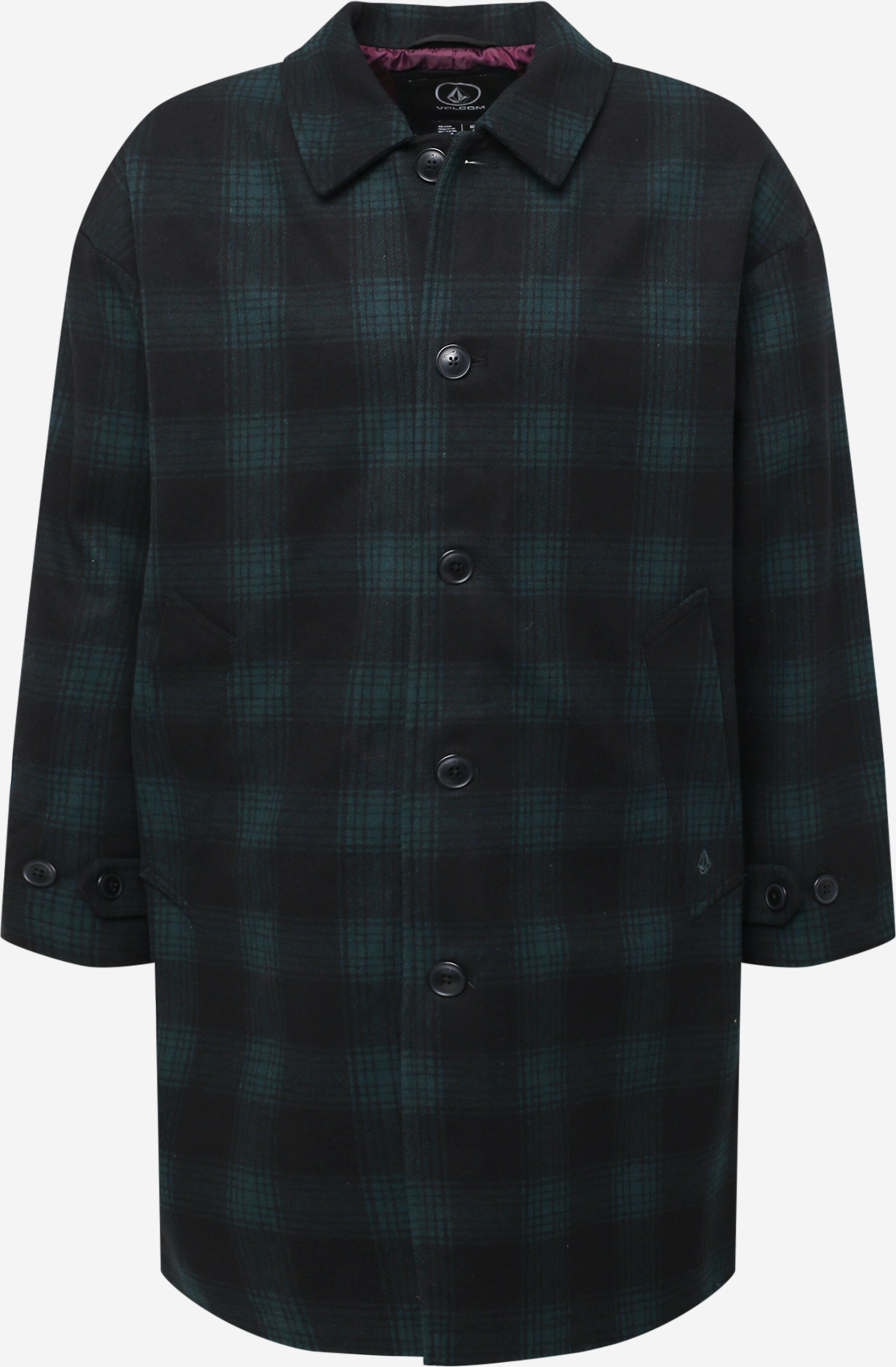 Volcom Prijelazna jakna 'STONE LORDS' | Smaragdno Zelena boja | ABOUT YOU