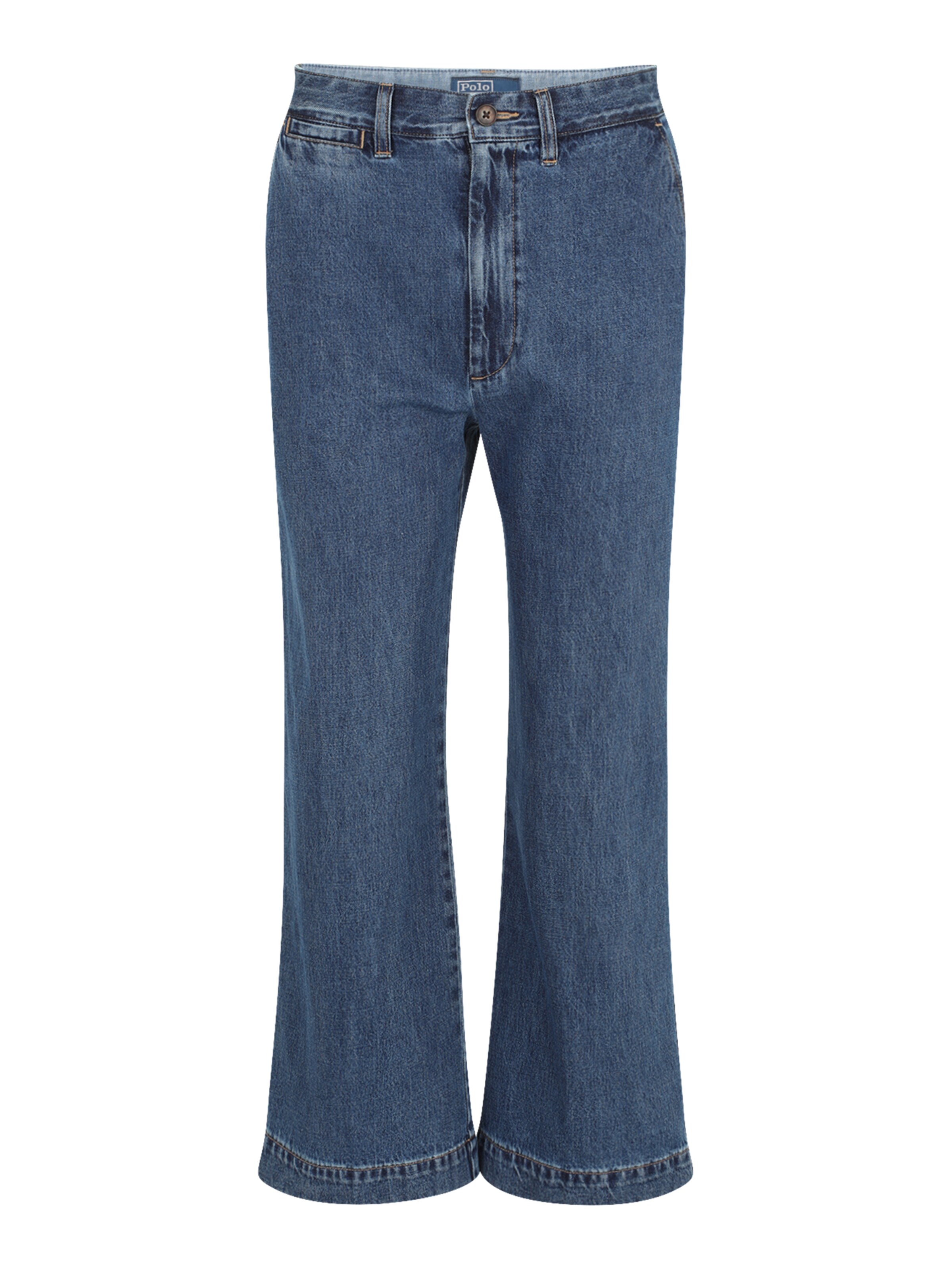 Polo Ralph Lauren Perna larga Calças de ganga em Azul Ganga | ABOUT YOU