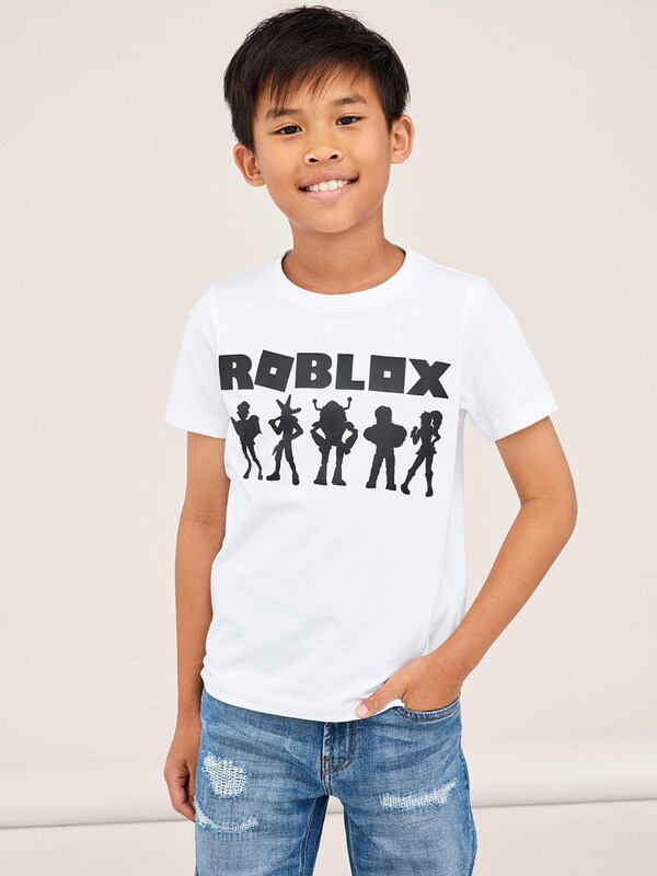 NAME IT Maglietta 'Roblox' in Bianco | ABOUT YOU