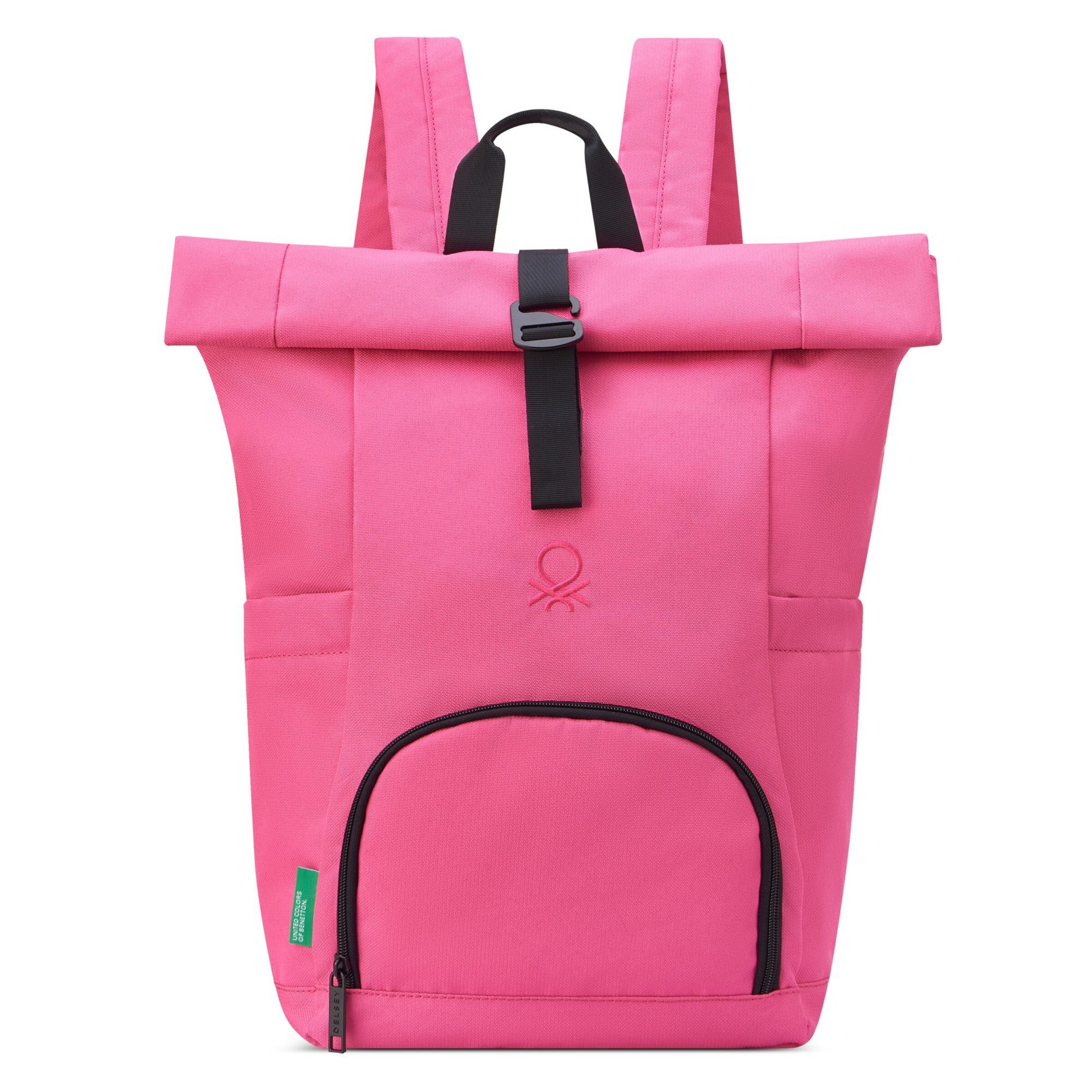 Delsey Paris Rucksack 'x United Colors of Benetton BE' in Pink | ABOUT YOU