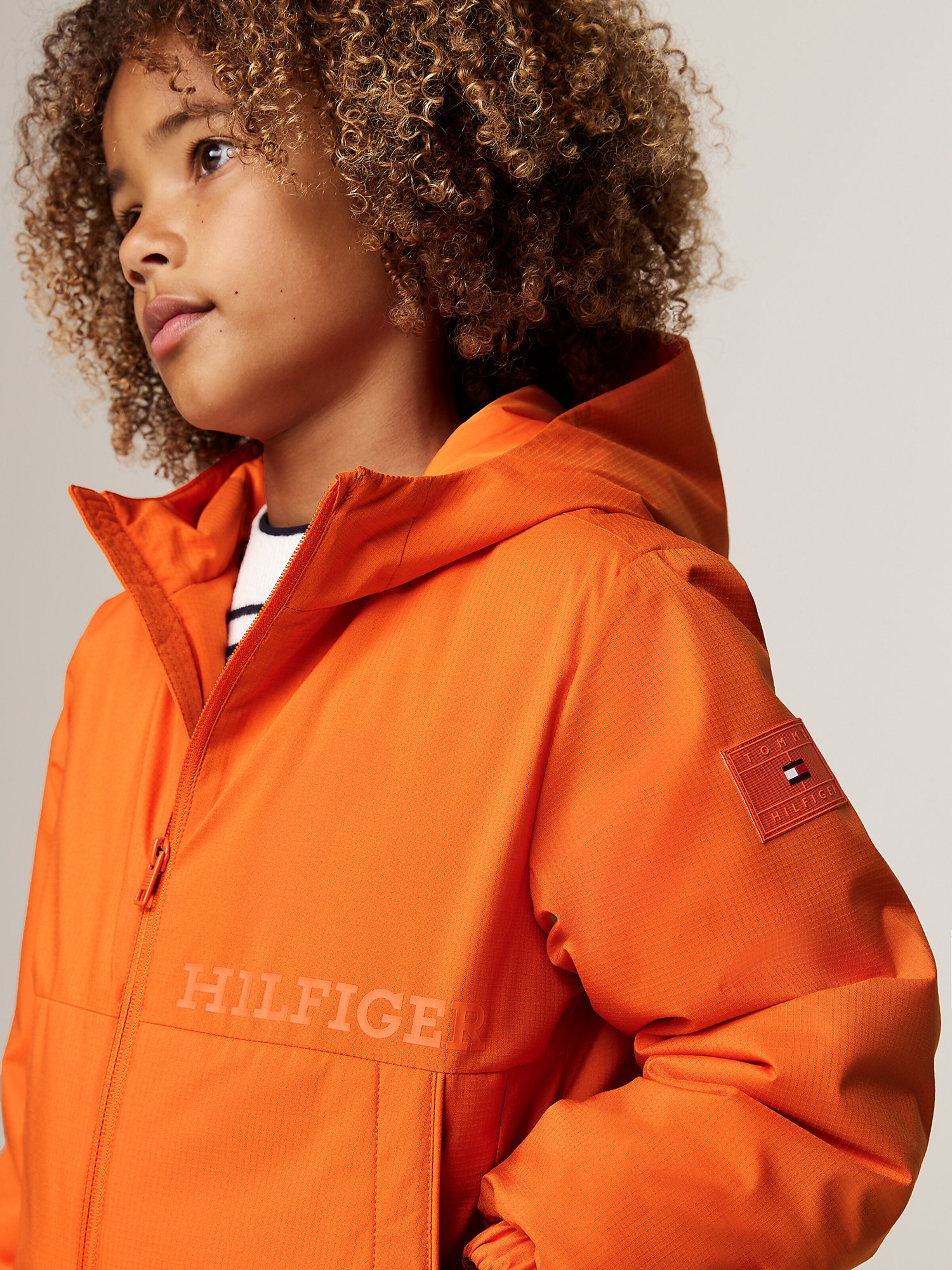 TOMMY HILFIGER Between Season Jacket in Orange ABOUT YOU