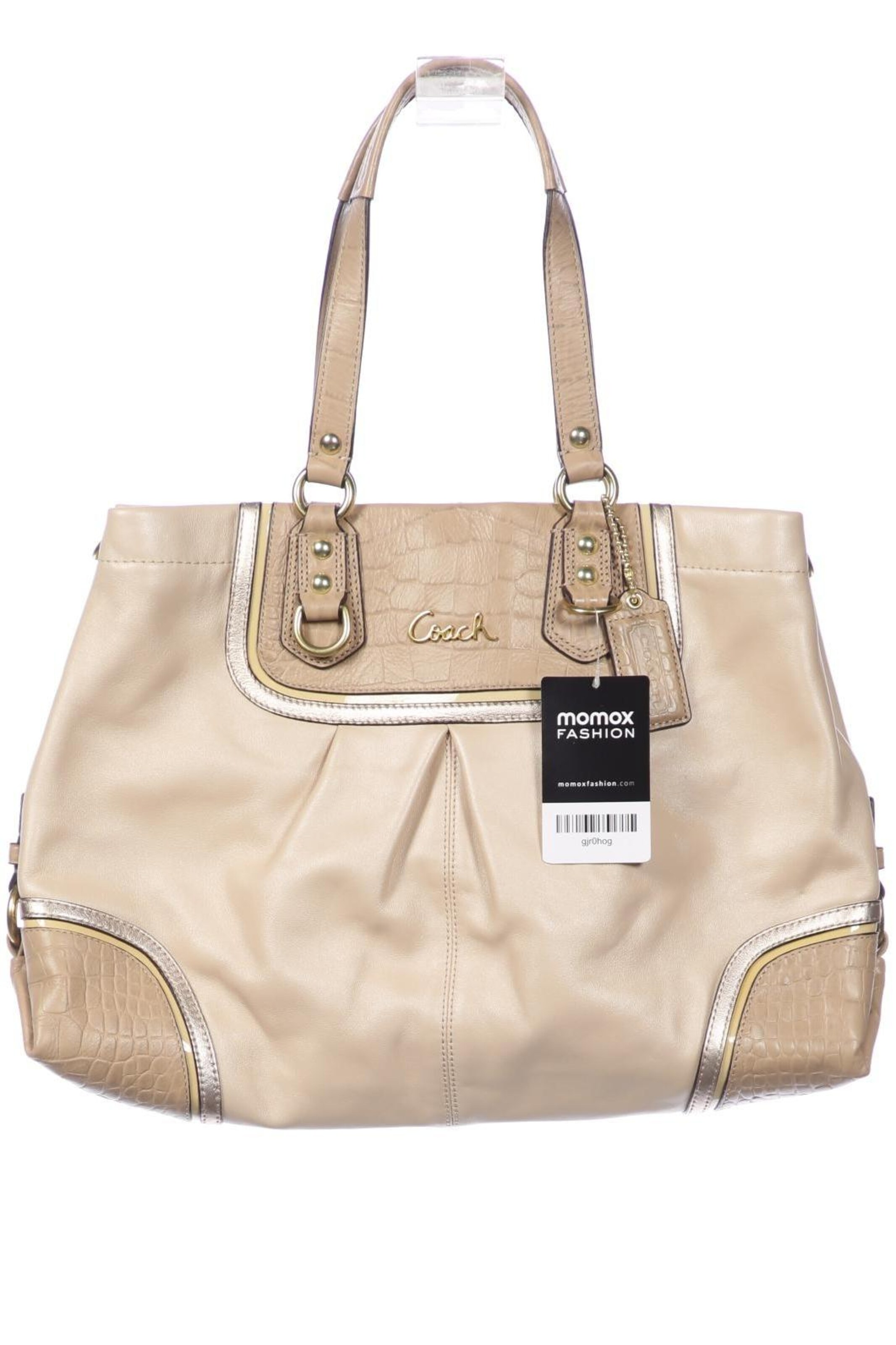 COACH Handtasche gross Leder One Size in Beige | ABOUT YOU