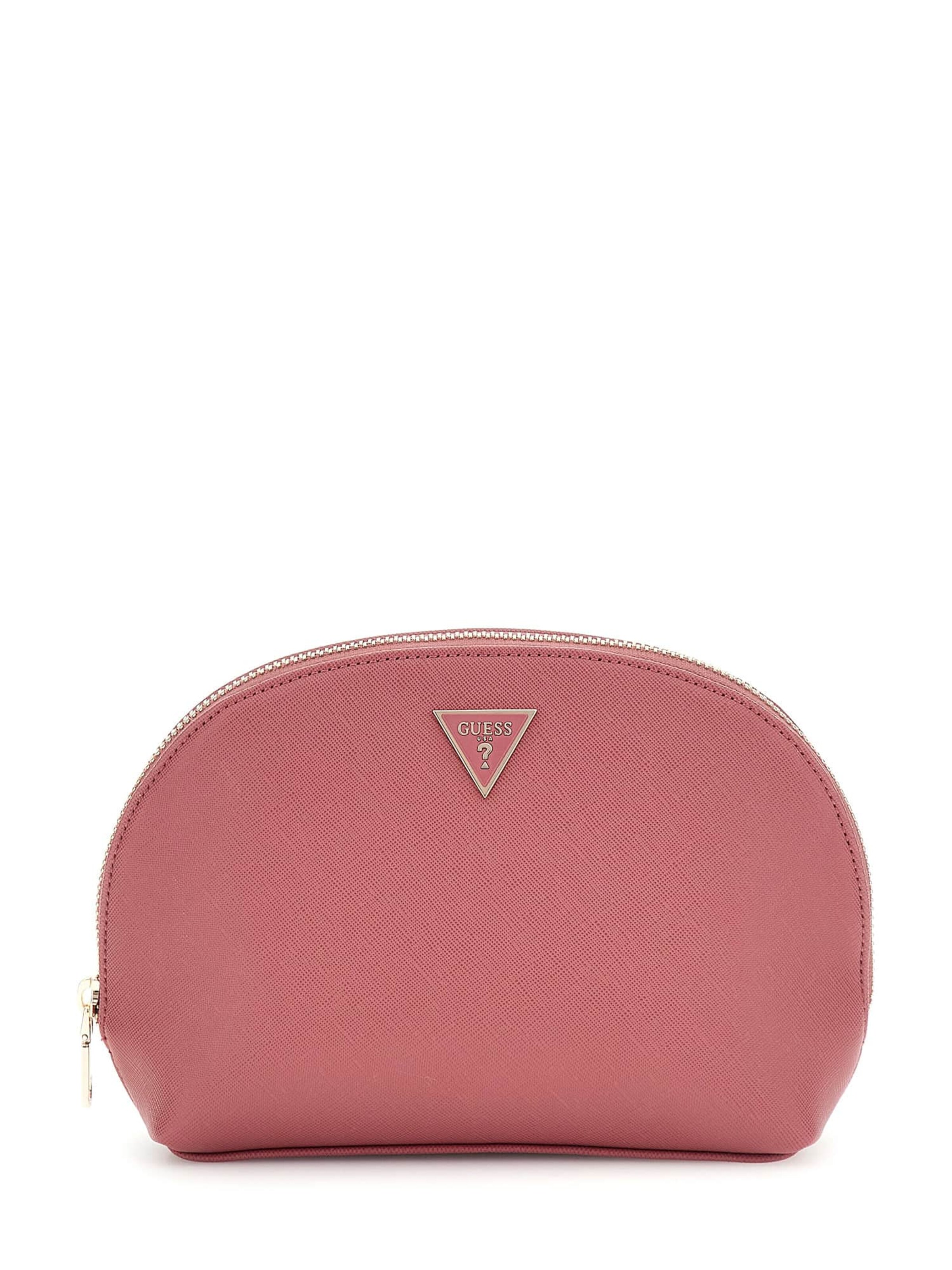 GUESS Make up tas 'Dome' in Rosé | ABOUT YOU