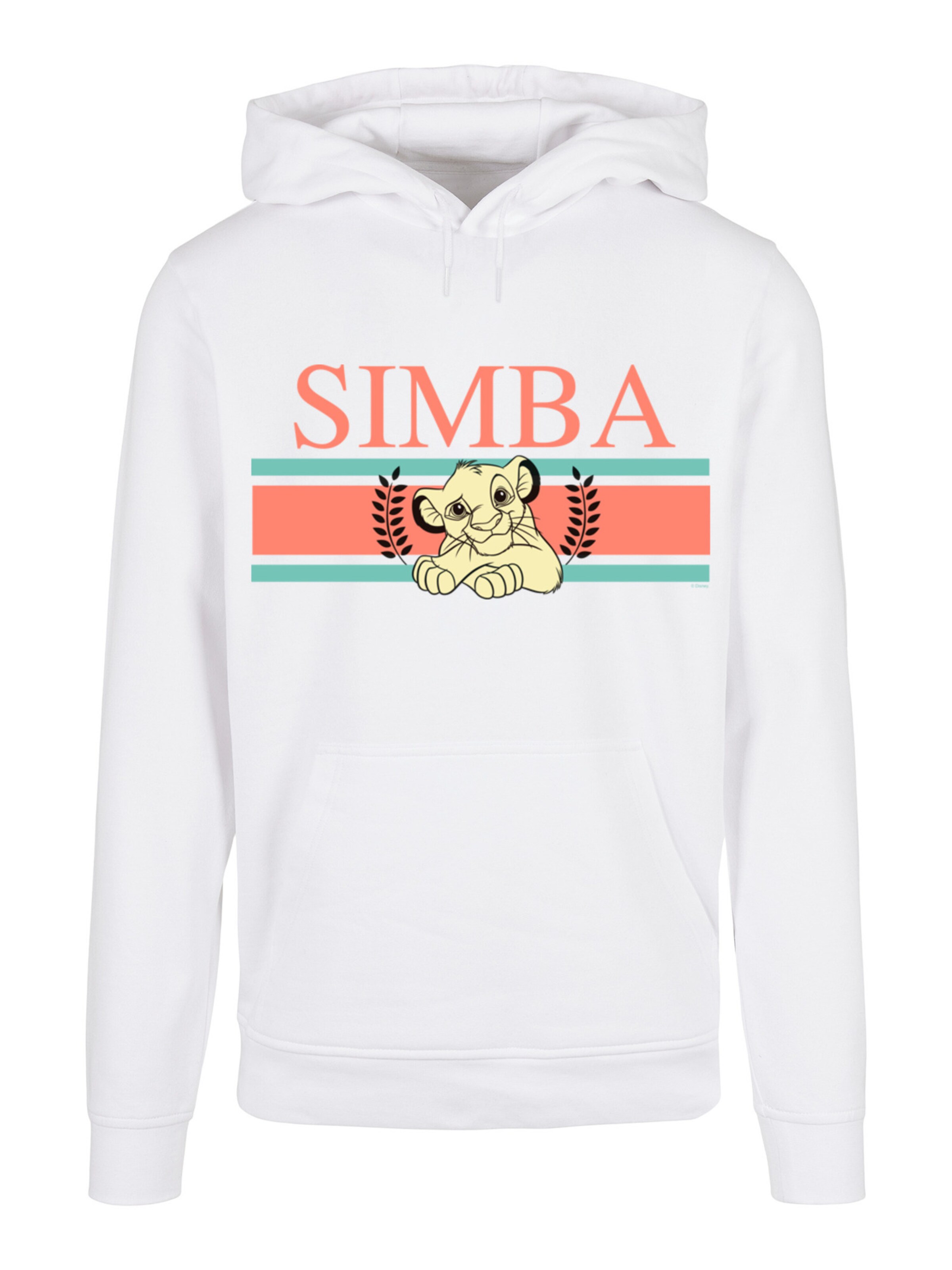 F4NT4STIC Sweatshirt 'Disney König Der Löwen Simba' in Wit | ABOUT YOU