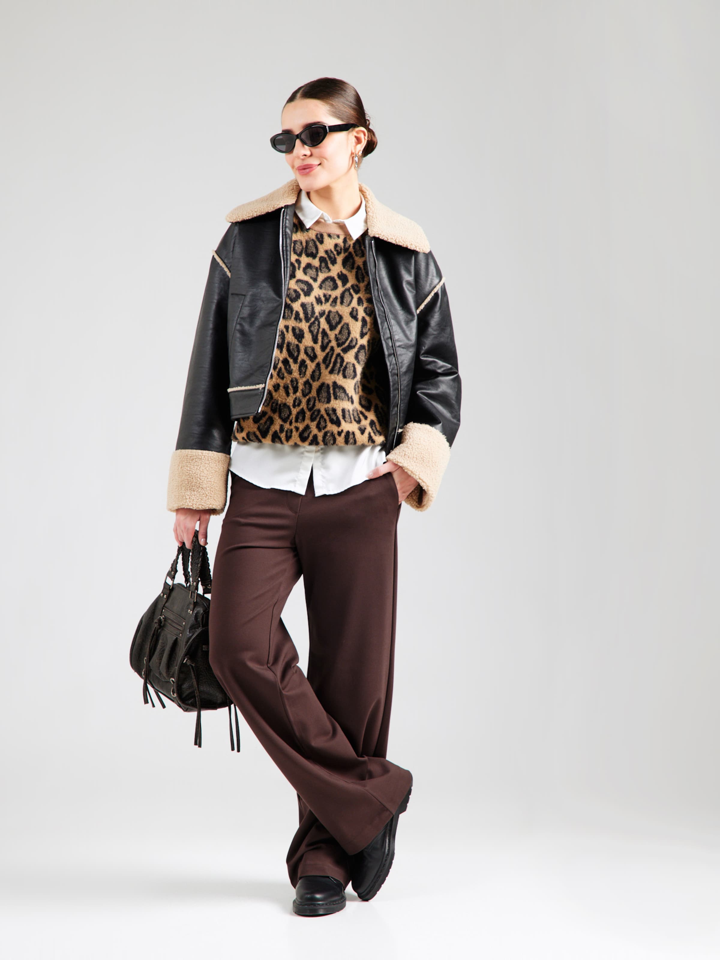 FRNCH PARIS Svetr (Béžová) | ABOUT YOU