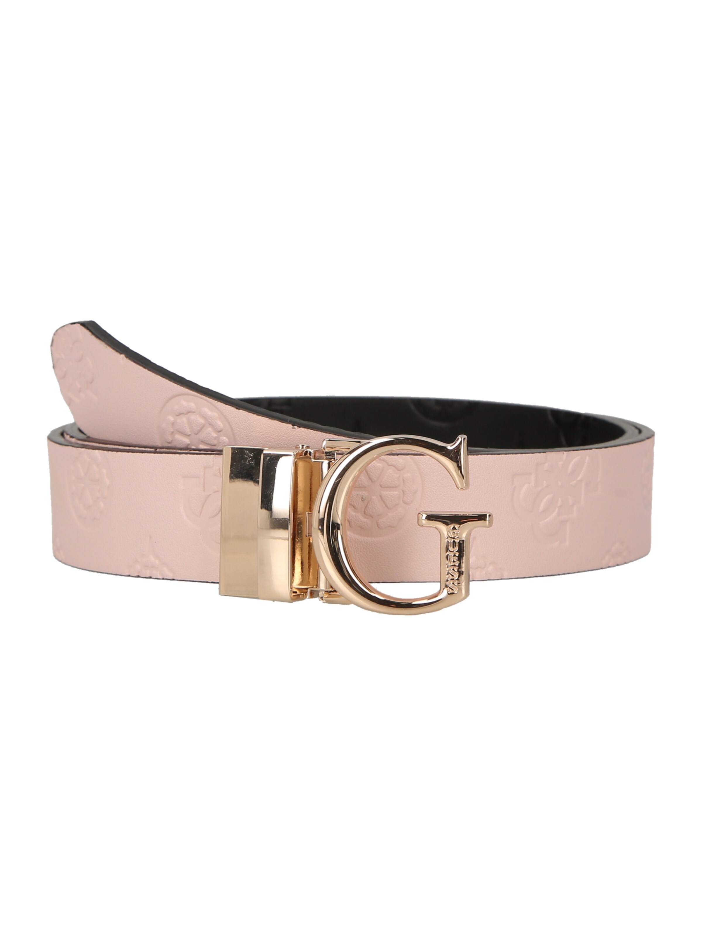 GUESS Gürtel 'TISHA ADJ&REV PANT BELT' in Pastellpink, Schwarz | ABOUT YOU