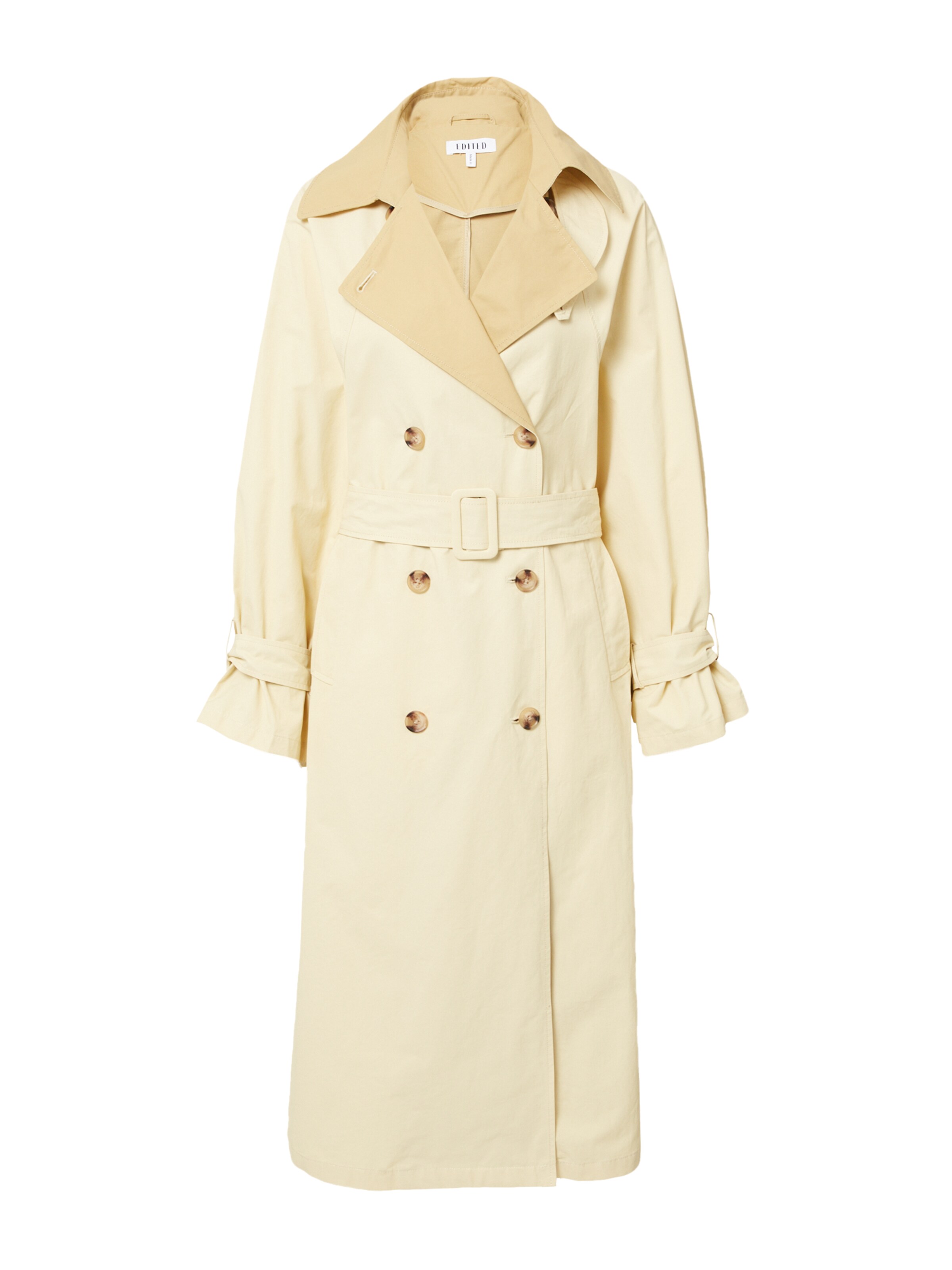 EDITED Tussenmantel 'Neila' in Beige | ABOUT YOU