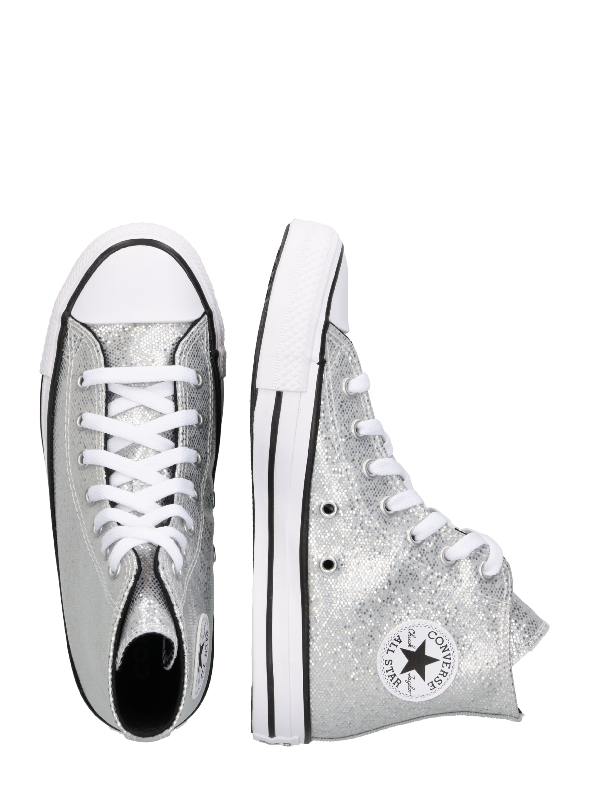 CONVERSE Sapatilhas 'CHUCK TAYLOR ALL STAR' em Prata | ABOUT YOU