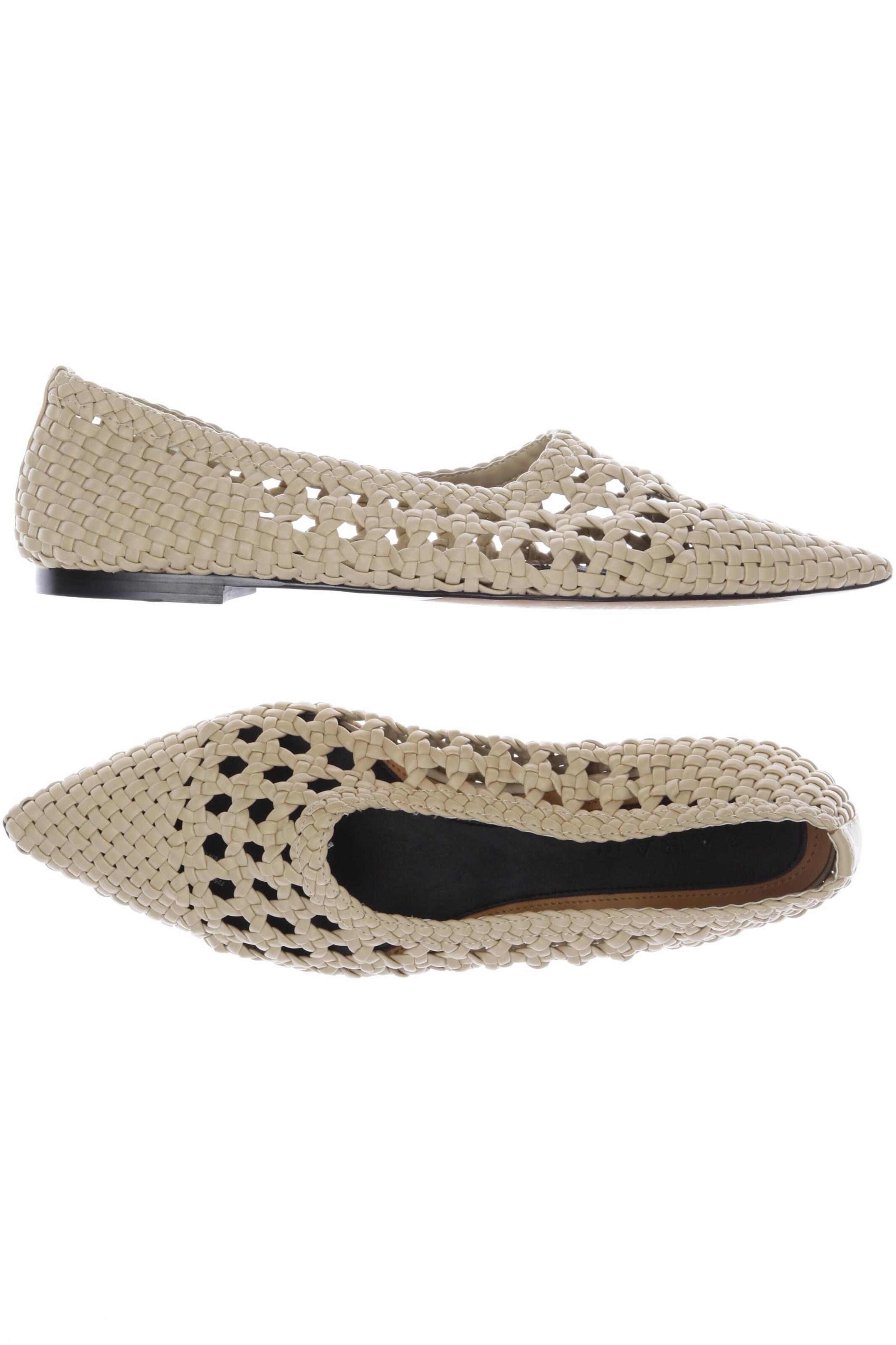 ZARA Ballerina 38 in Beige | ABOUT YOU