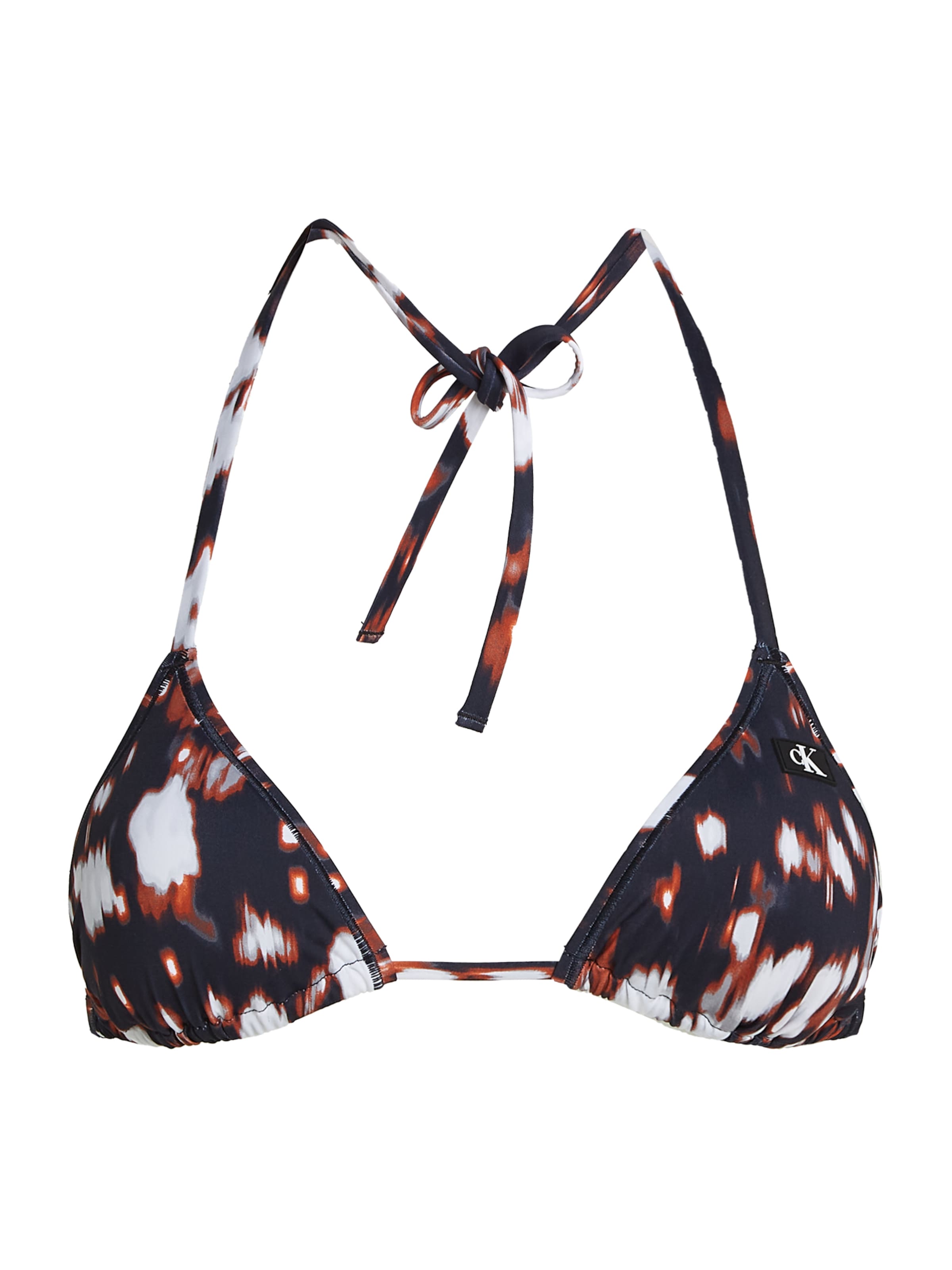 Calvin Klein Swimwear Triangular Top de biquíni 'TRIANGLE' em Preto ...