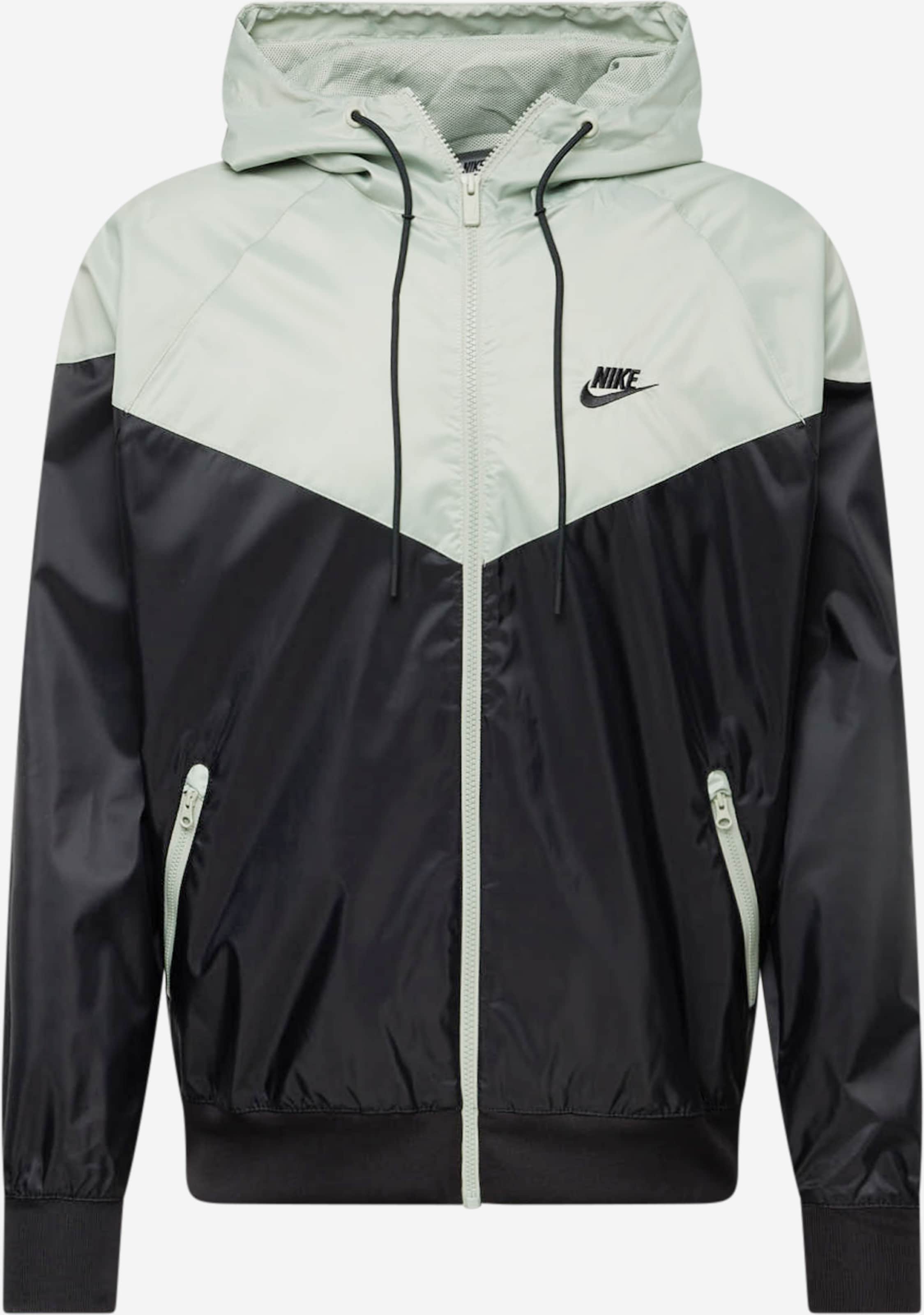 Nike Sportswear Sportska jakna 'Heritage Essentials' | Crna boja ...