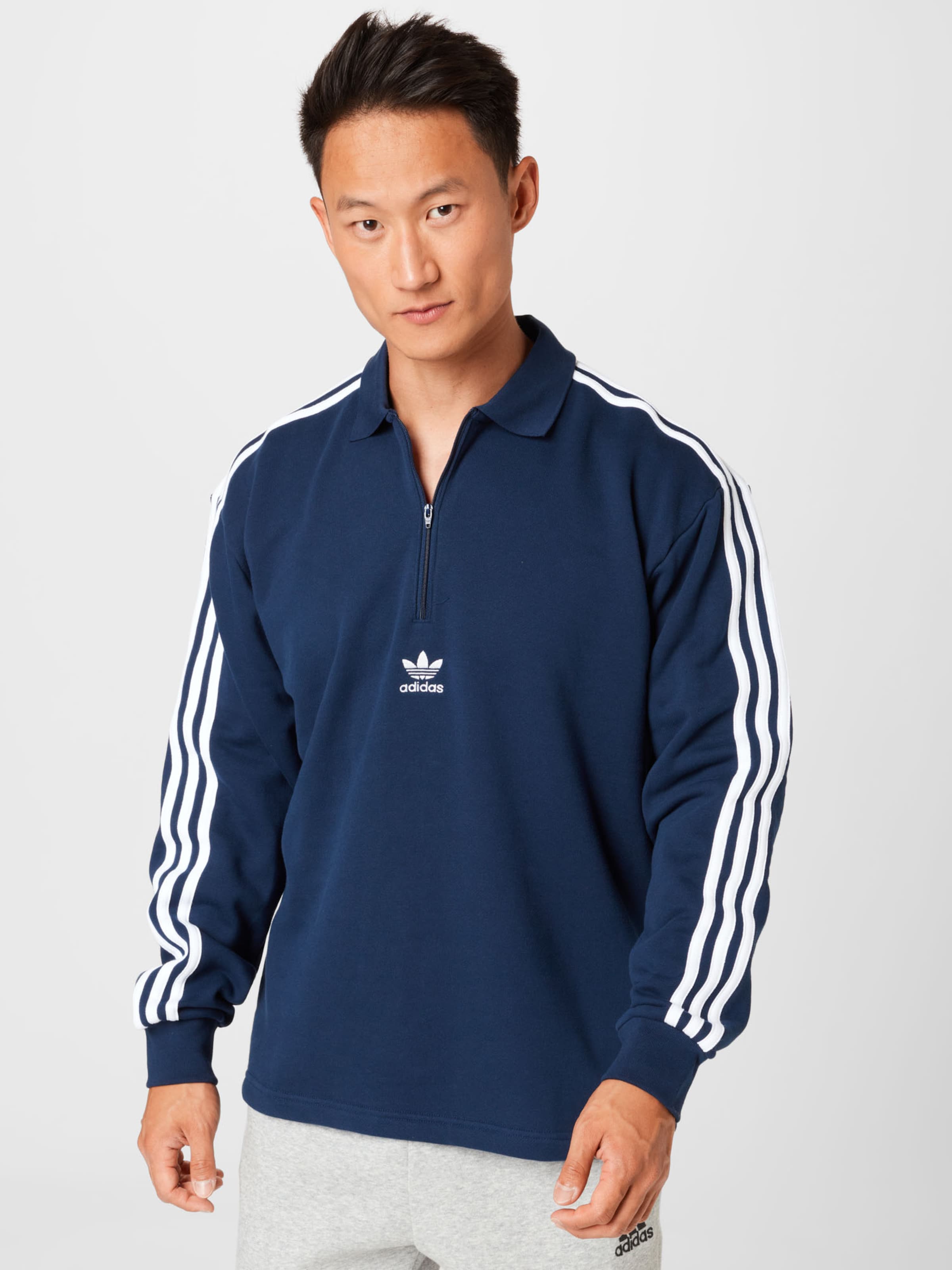 ADIDAS ORIGINALS Sweatshirt 'Adicolor 3-Stripes ' em Azul | ABOUT YOU