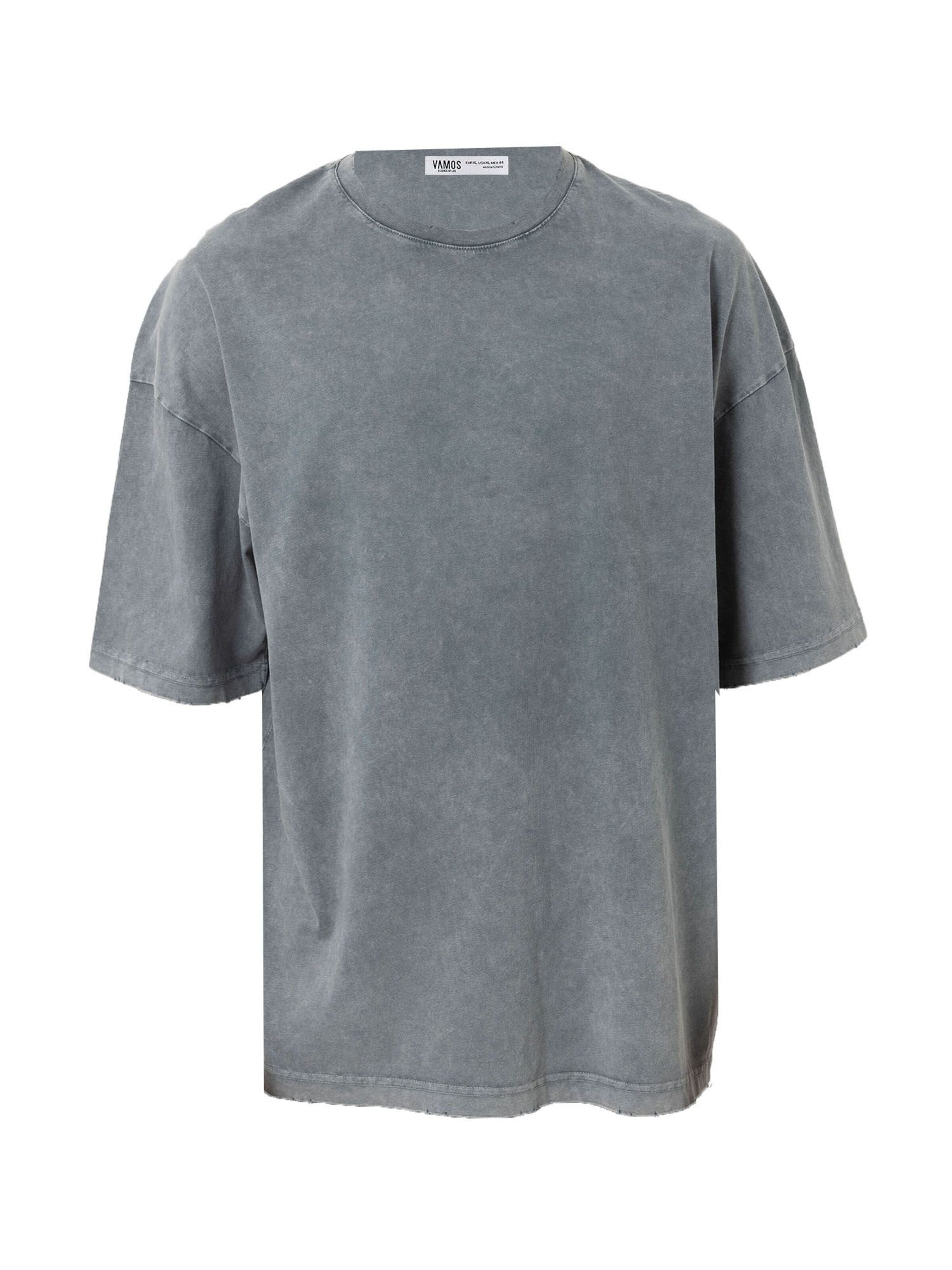 VAMOS CLO Shirt 'Night Phlox' in Grijs | ABOUT YOU