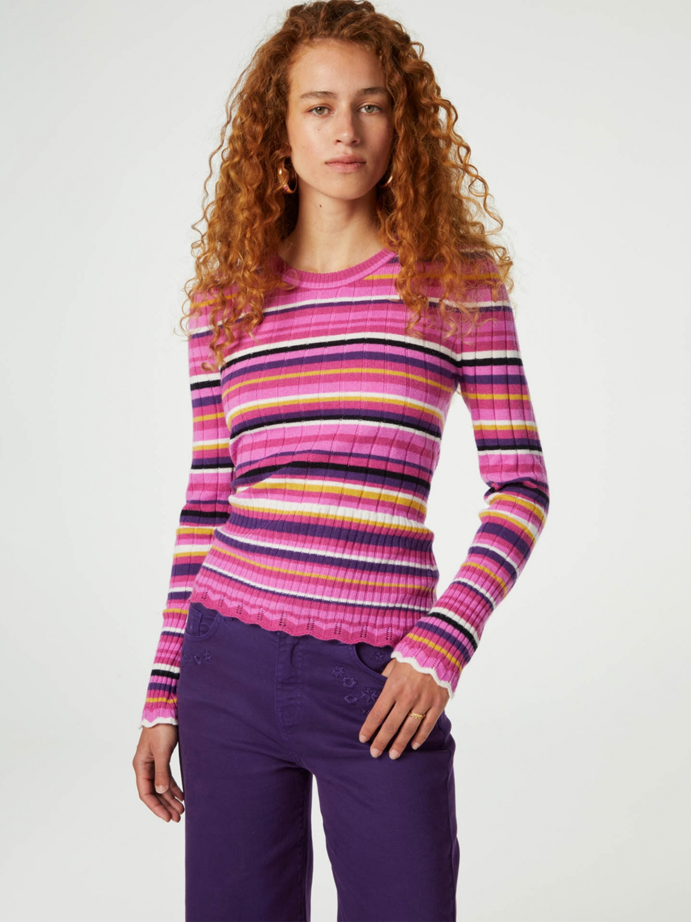 Fabienne Chapot Trui 'Banda' in Pink | ABOUT YOU