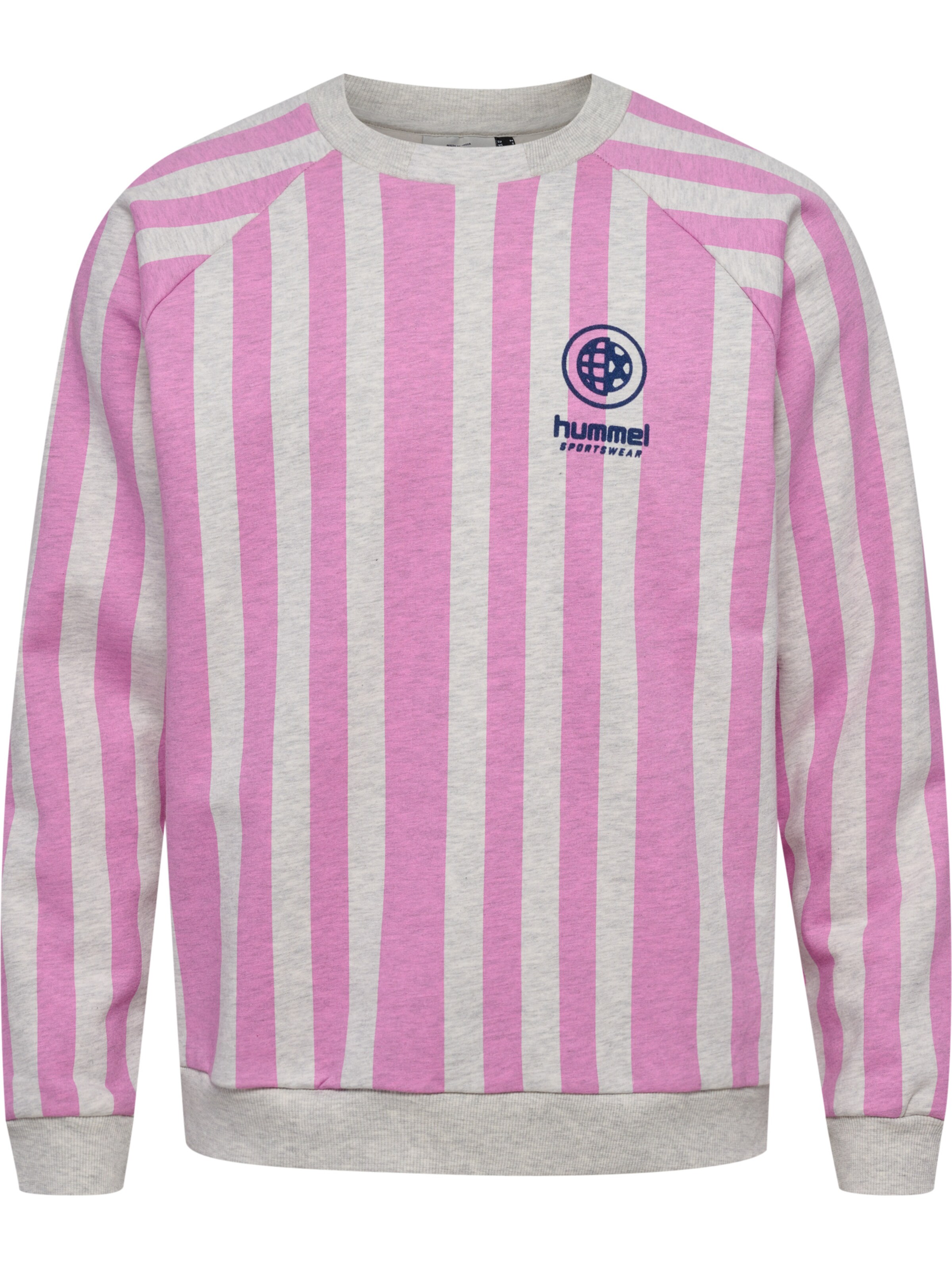 Hummel Sweatshirt 'Soccer Love' (GOTS) in Weißmeliert | ABOUT YOU