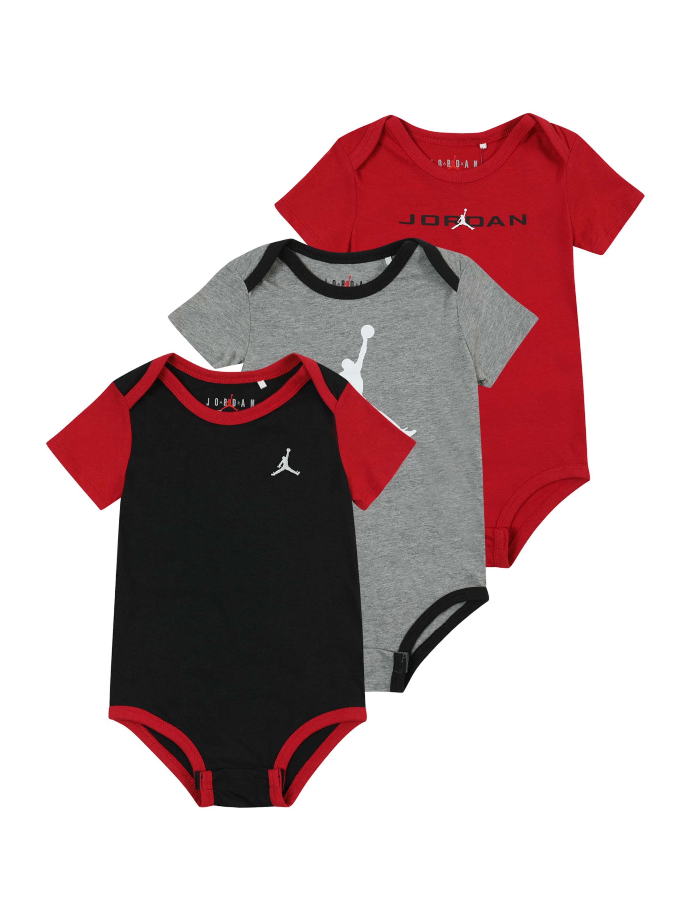 Jordan Body 'BROOKLYN ESS' in Graumeliert, Rot, Schwarz | ABOUT YOU