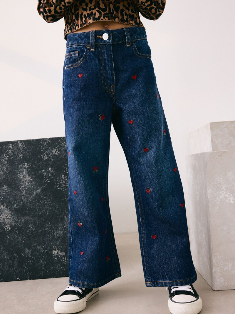 Next Wide leg Jeans in Blue Denim | ABOUT YOU