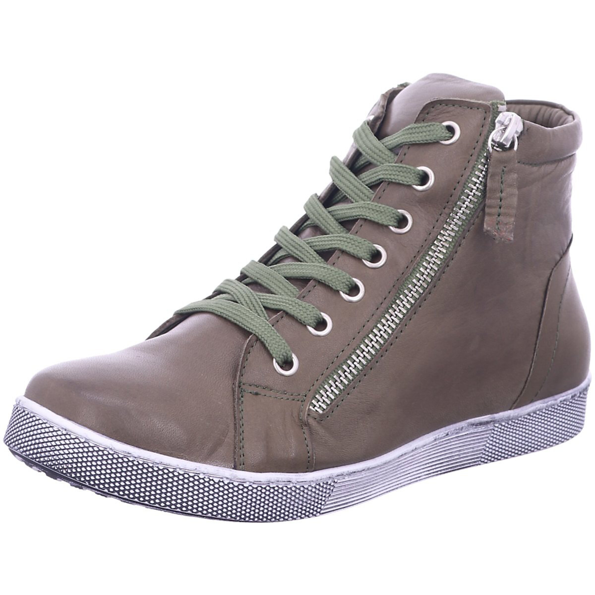 ANDREA CONTI Sneakers hoog in Kaki | ABOUT YOU
