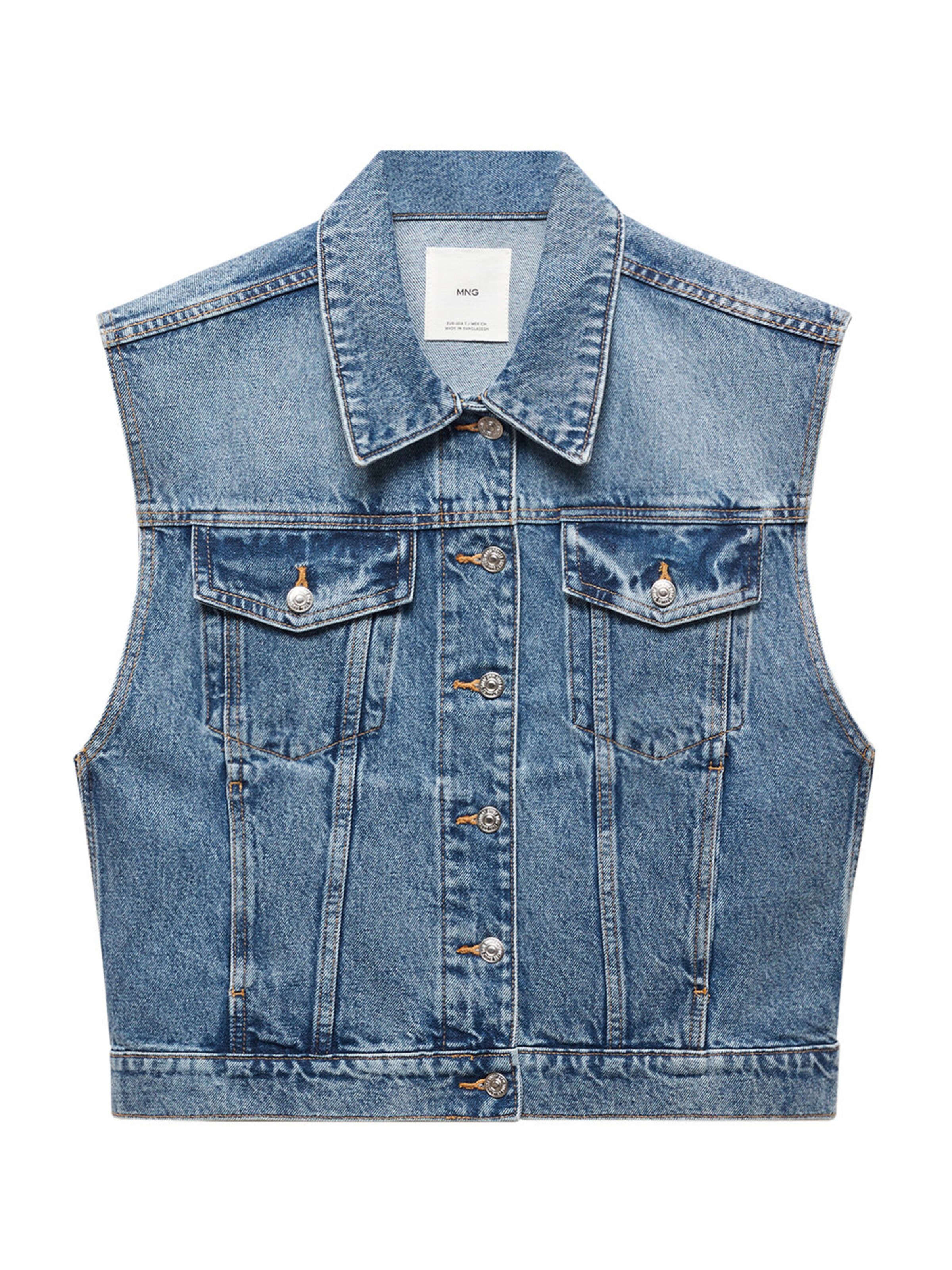 MANGO Vestă 'Kimberly' pe Albastru | ABOUT YOU