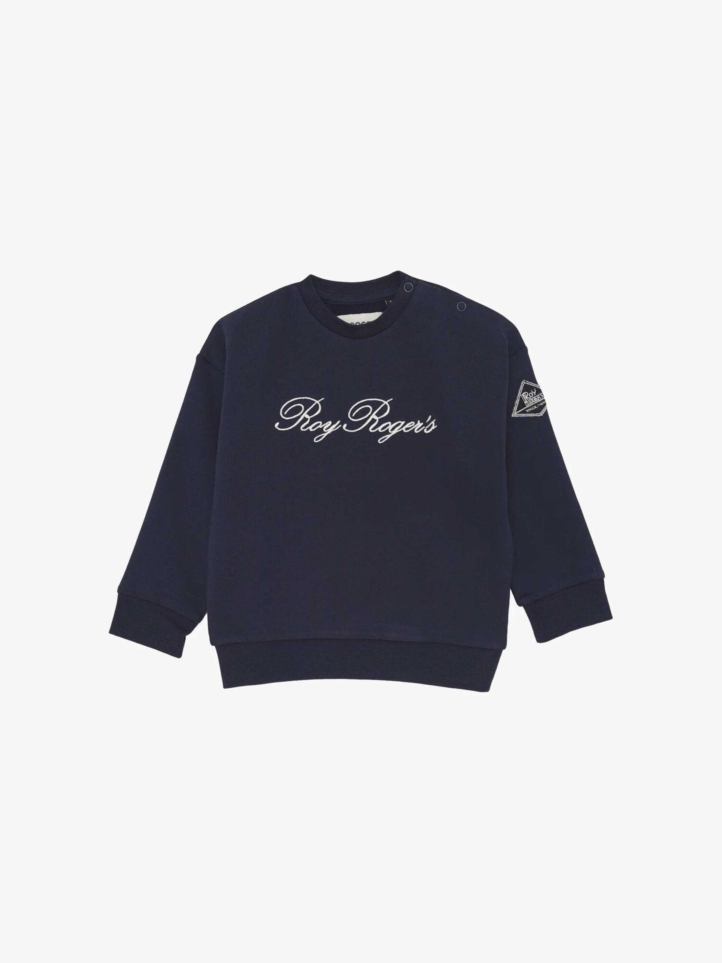 Roy Rogers Sweatshirt 'Fancy Cursive M'‌‌‌‌‌‌ in Marine | ABOUT YOU