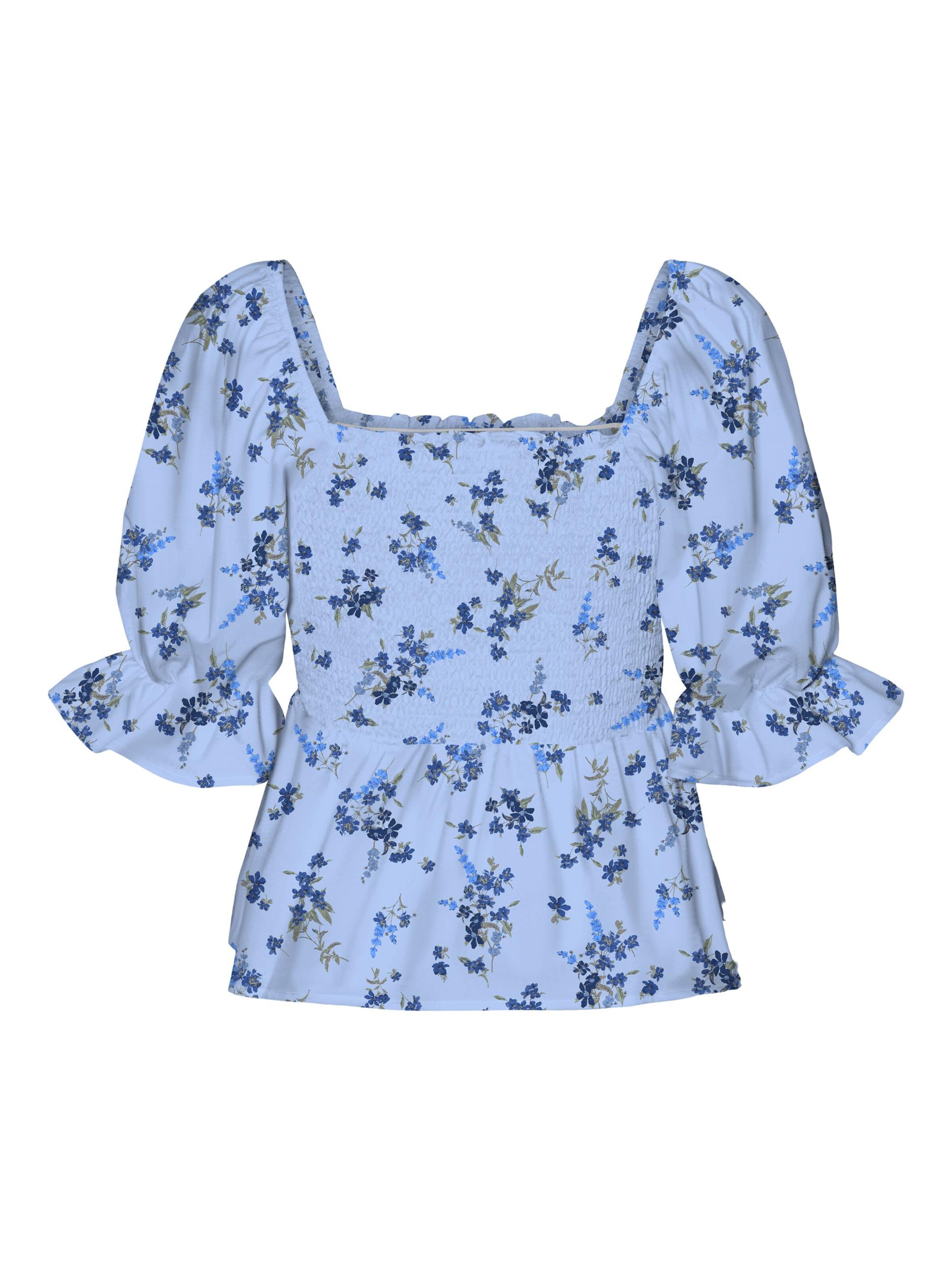 VERO MODA Bluse 'Luca' in Blau, Hellblau | ABOUT YOU