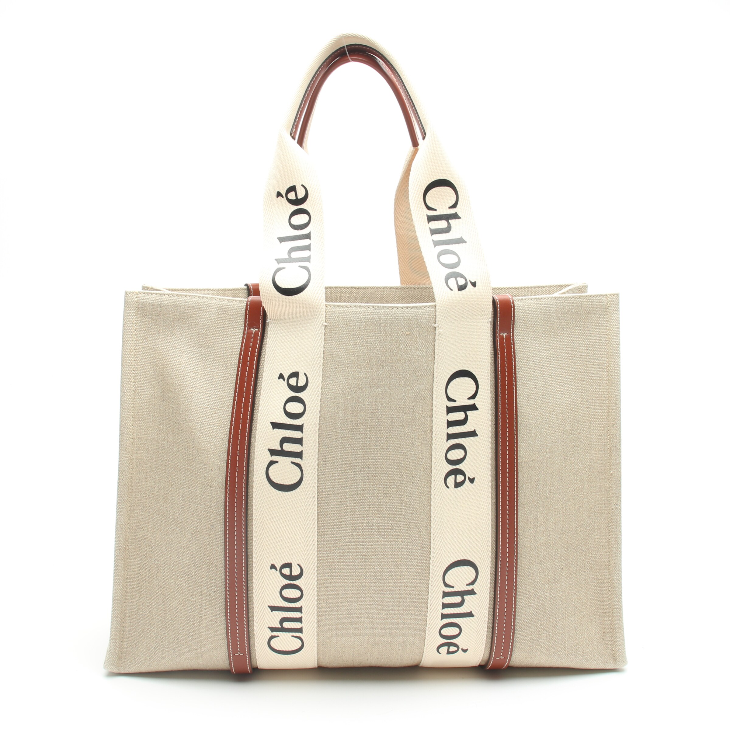 Chloé Shopper One Size in Braun, Weiß | ABOUT YOU