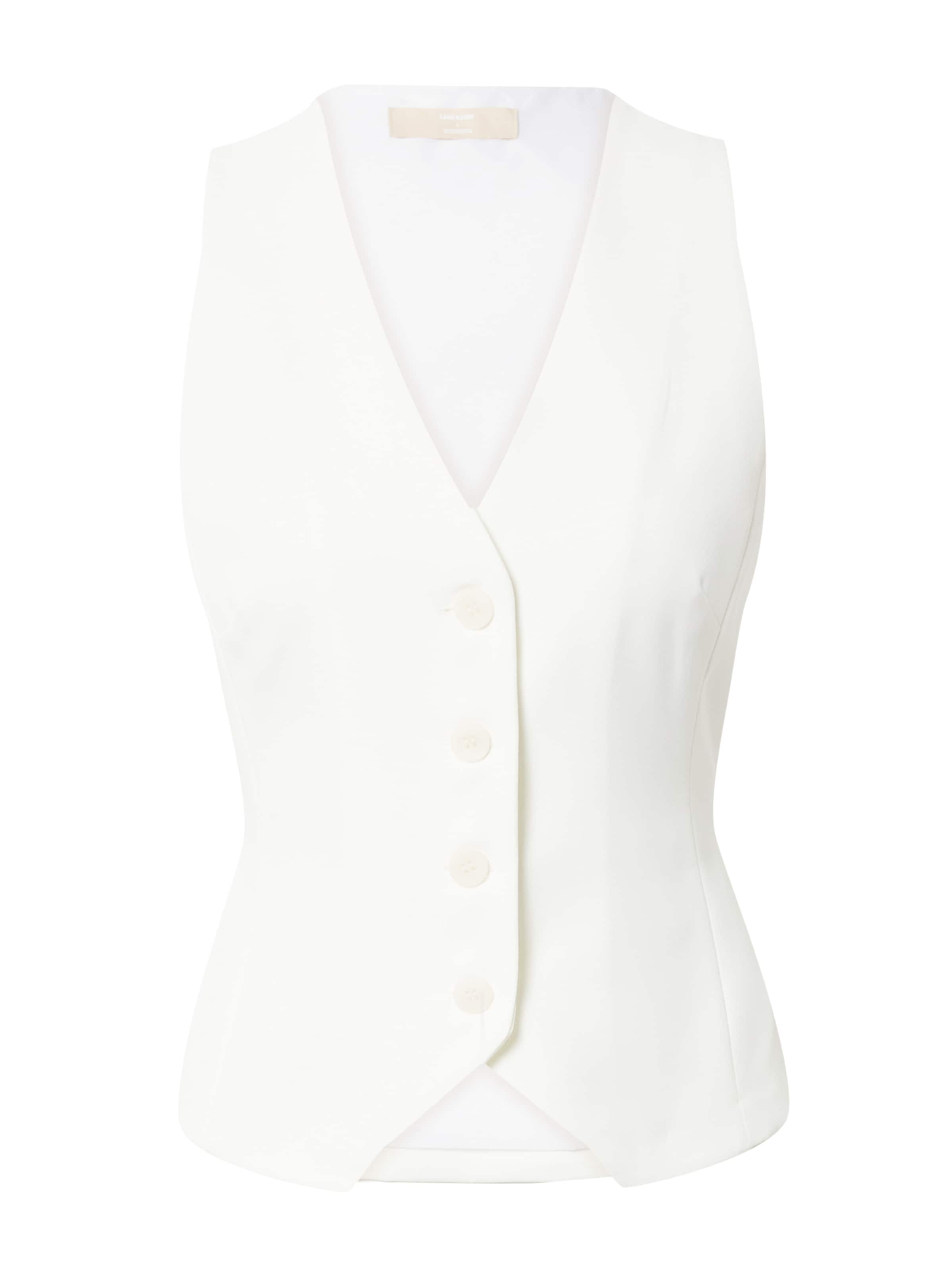 LENI KLUM x ABOUT YOU Chaleco para traje 'Fiona' en Offwhite | ABOUT YOU