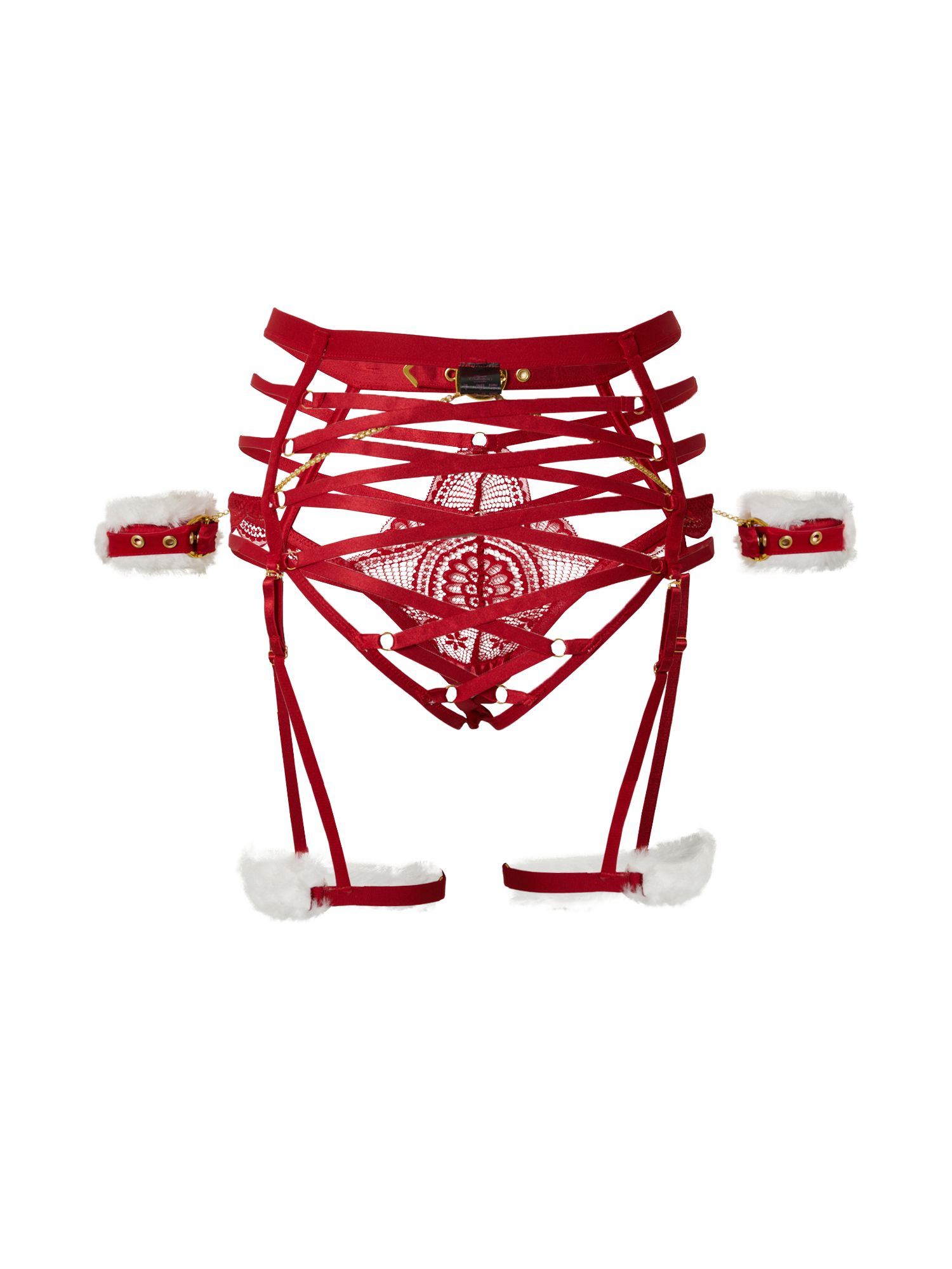 Hunkemöller Tanga 'Cindy' em Carmesim | ABOUT YOU