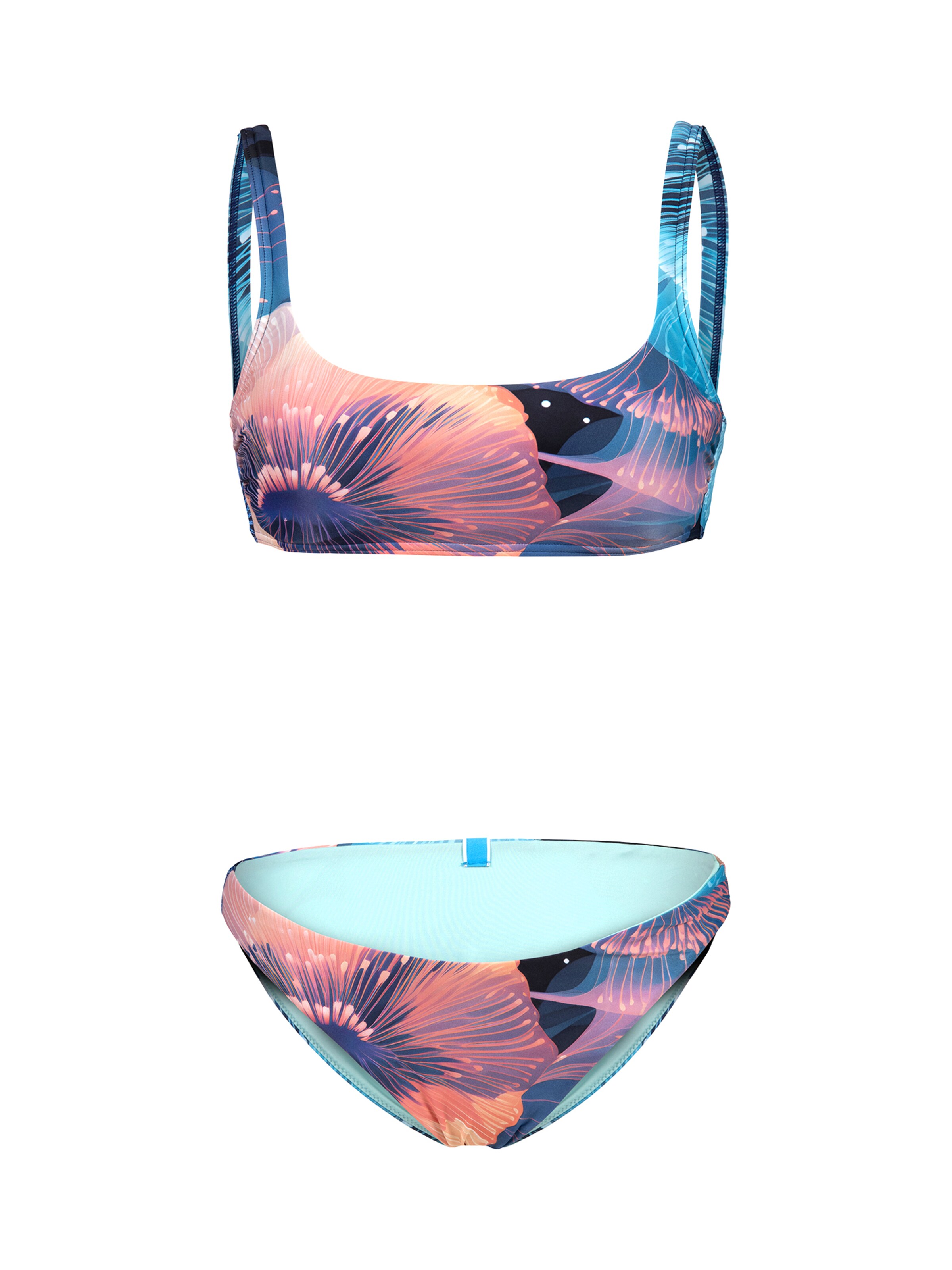 ARENA Bustier Bikini 'WATER PRINT' in Mischfarben | ABOUT YOU