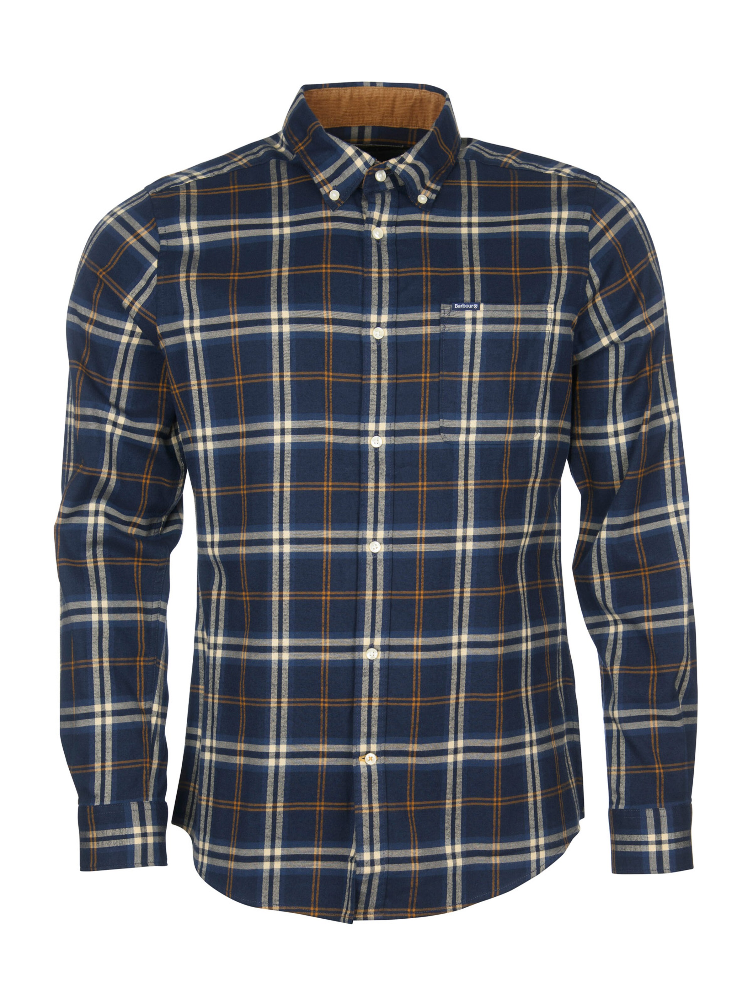 Barbour Regular fit Button Up Shirt in Navy ABOUT YOU