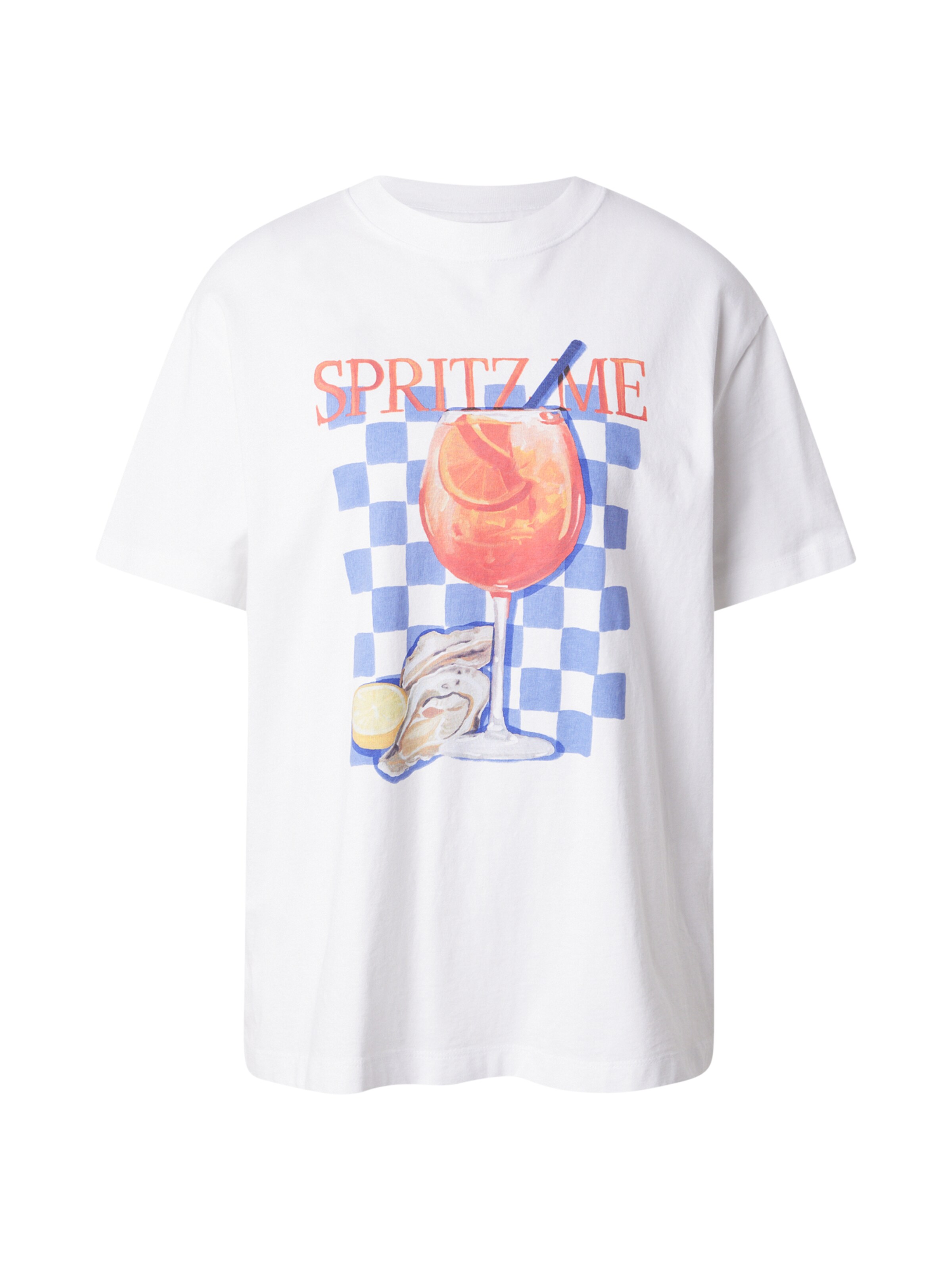 Abercrombie & Fitch Μπλουζάκι 'SPRITZ ME' σε Λευκό | ABOUT YOU
