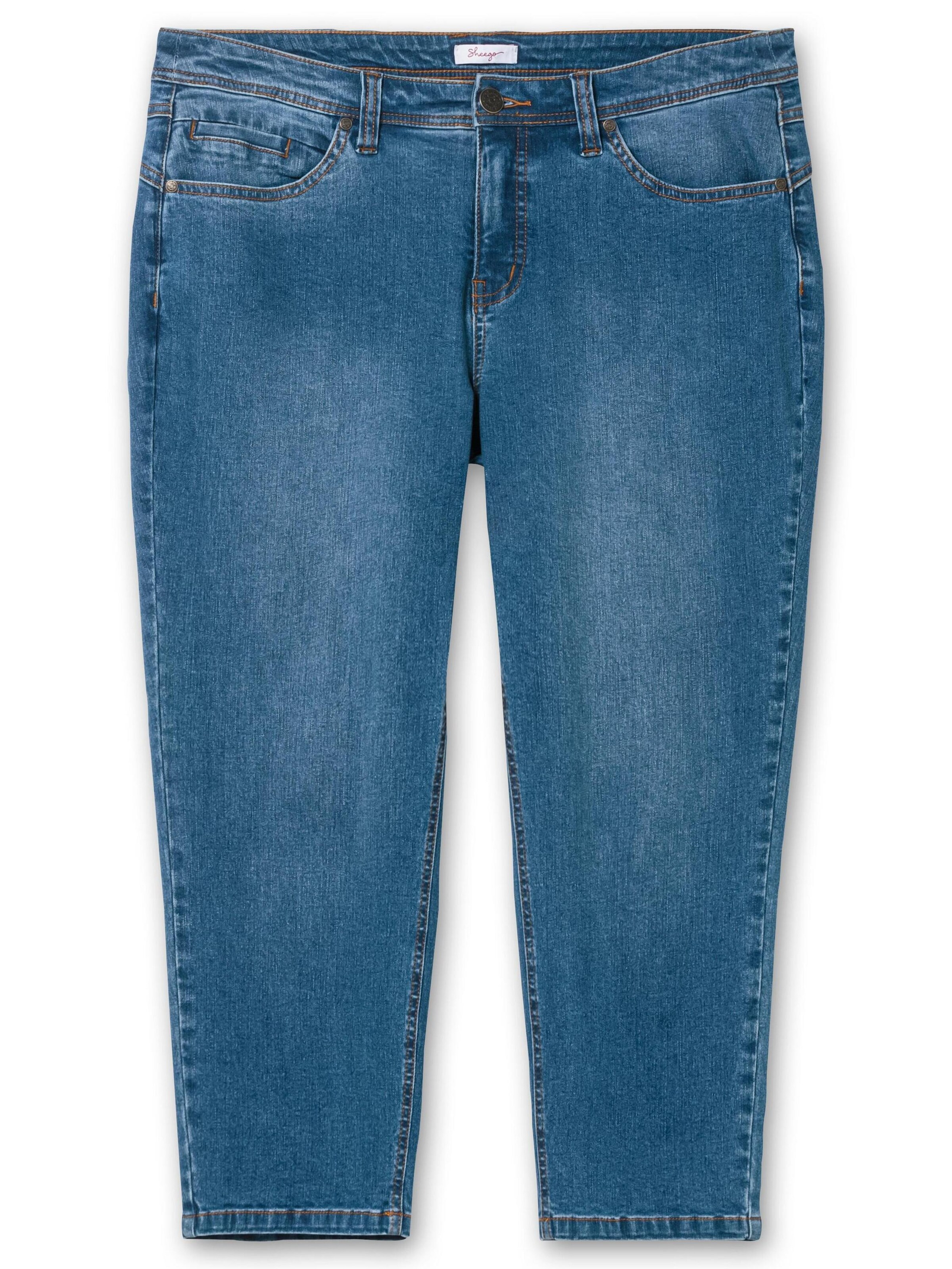 SHEEGO Slimfit Jeans in Blue Denim | ABOUT YOU