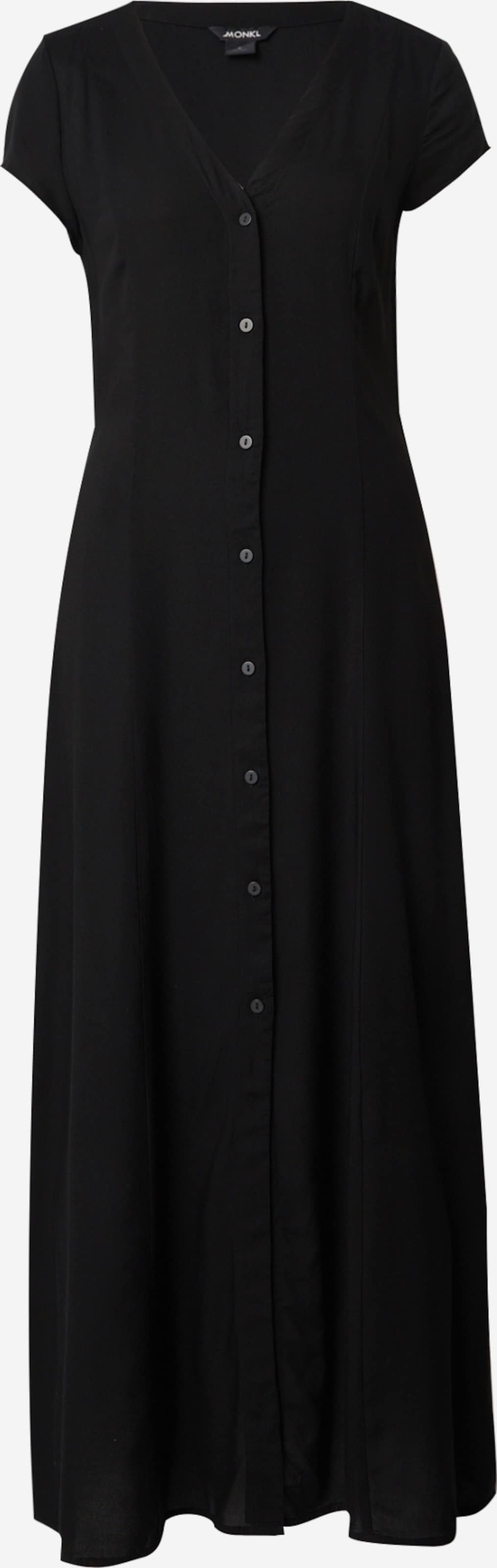 Monki Rochie tip bluză pe Negru | ABOUT YOU