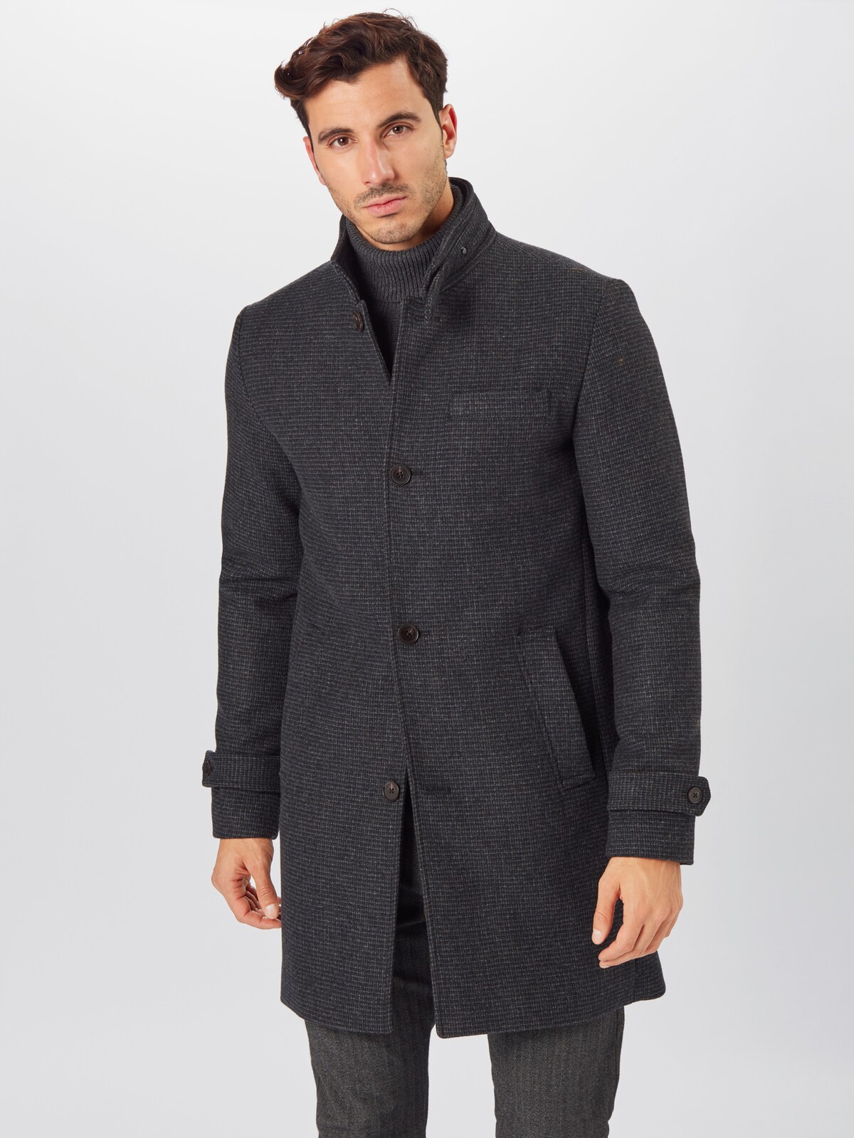 JACK & JONES Mantel in dunkelgrau | ABOUT YOU