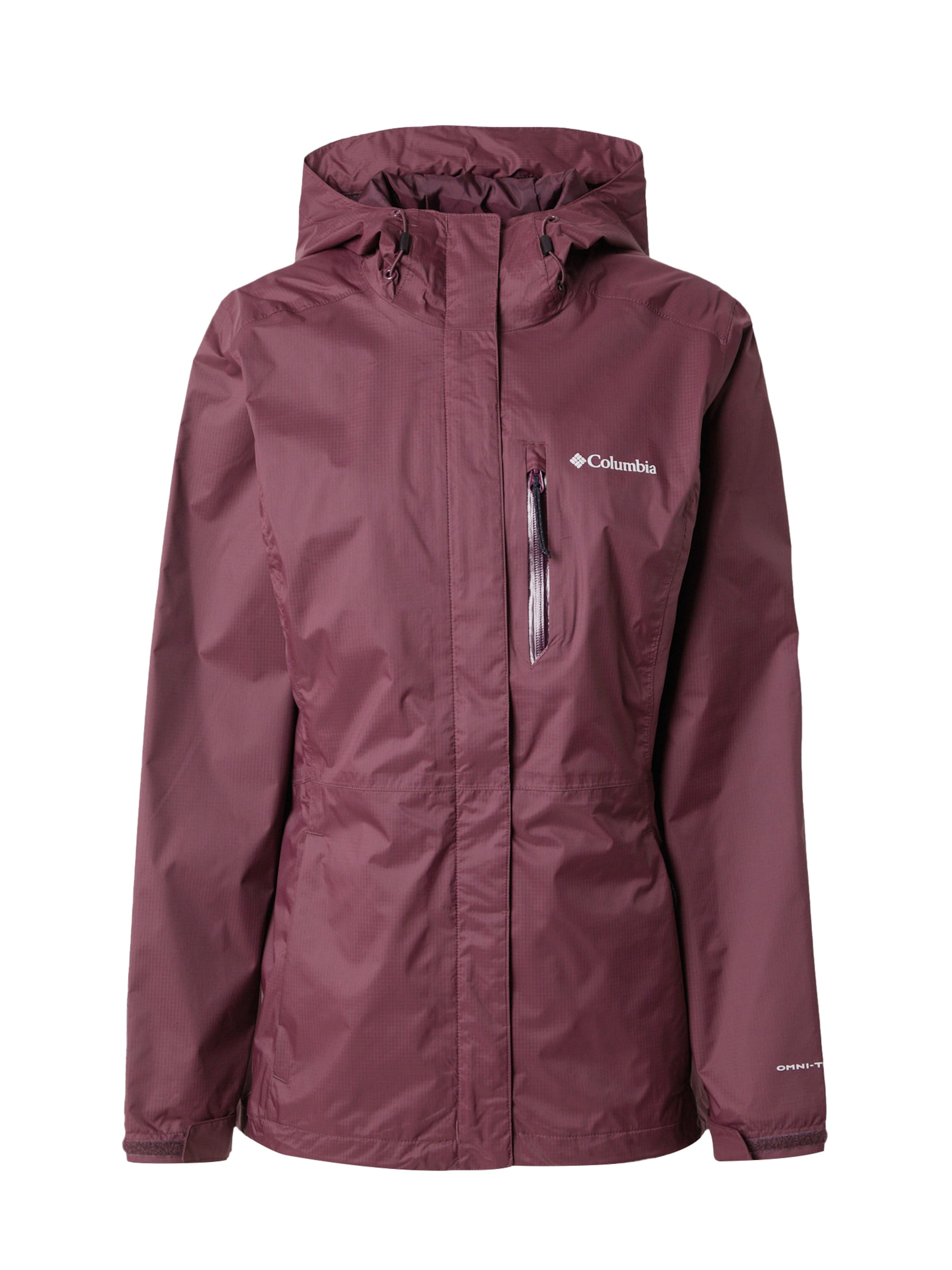 Vīnsarkans COLUMBIA Āra jaka 'Pouring Adventure' | ABOUT YOU