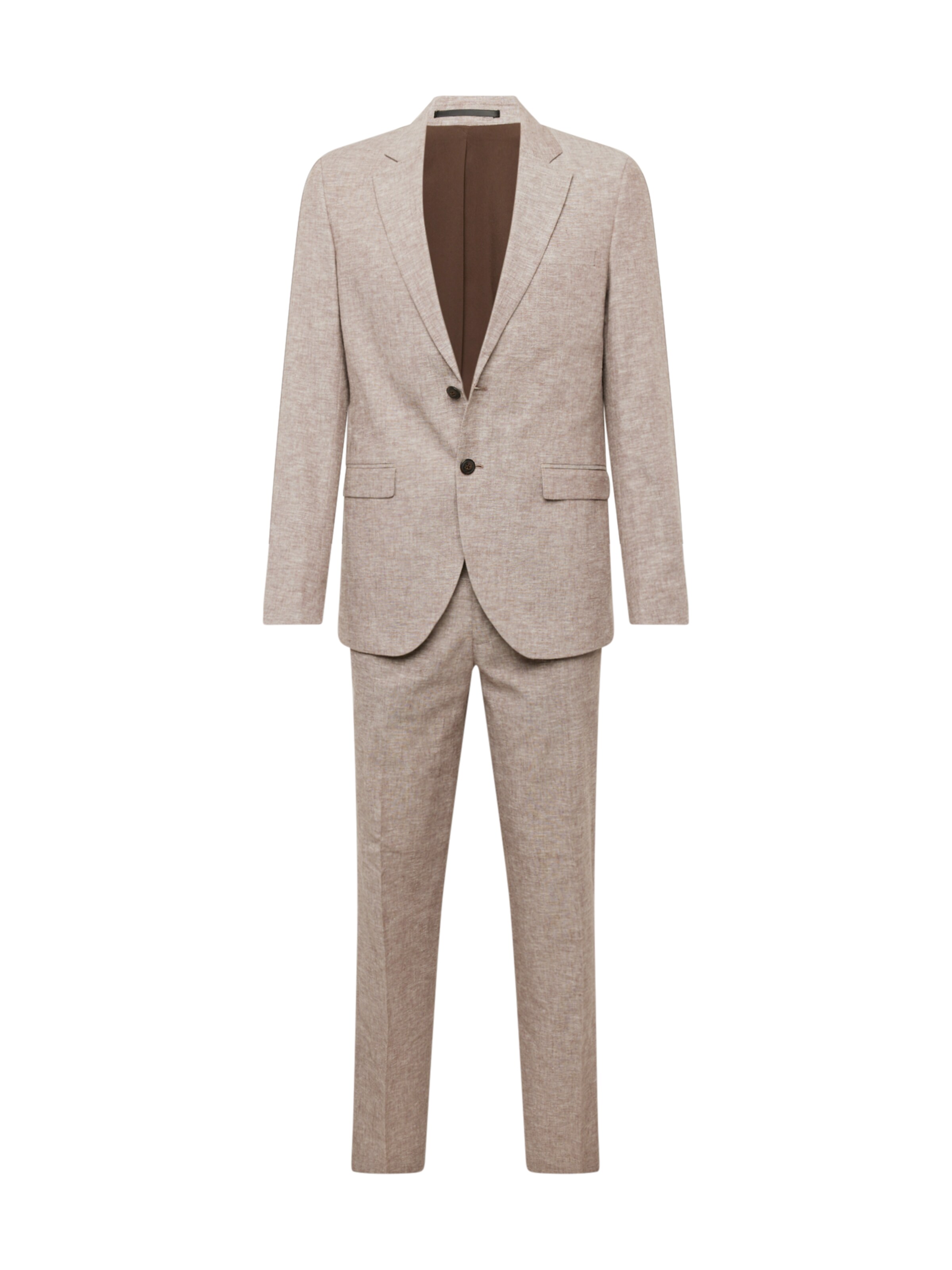 JACK & JONES Slimfit Fato 'JJ RIVIERA' em Castanho Escuro | ABOUT YOU